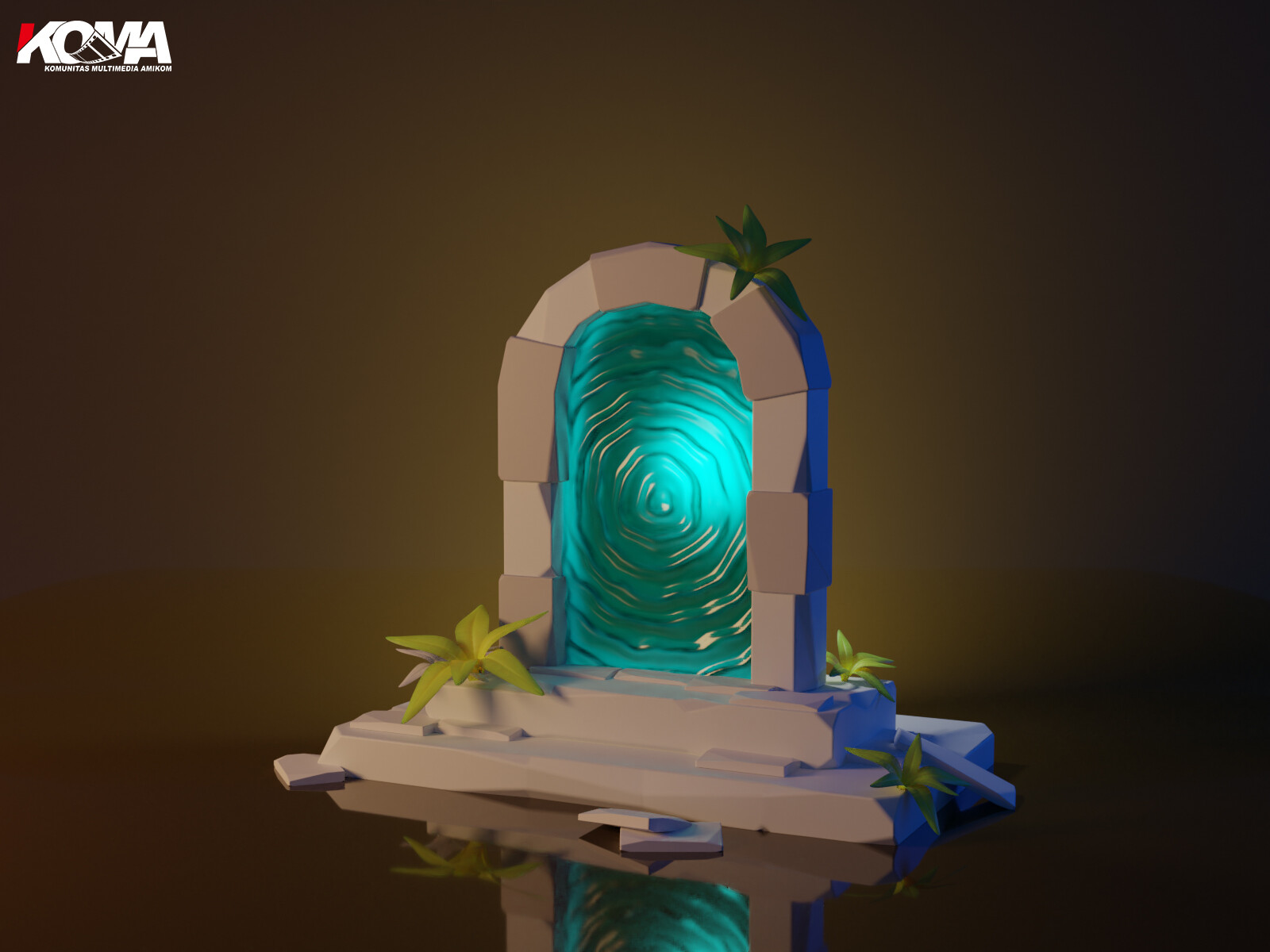 ArtStation - Water Portal (By: Muhammad Luqman Ramadhan)