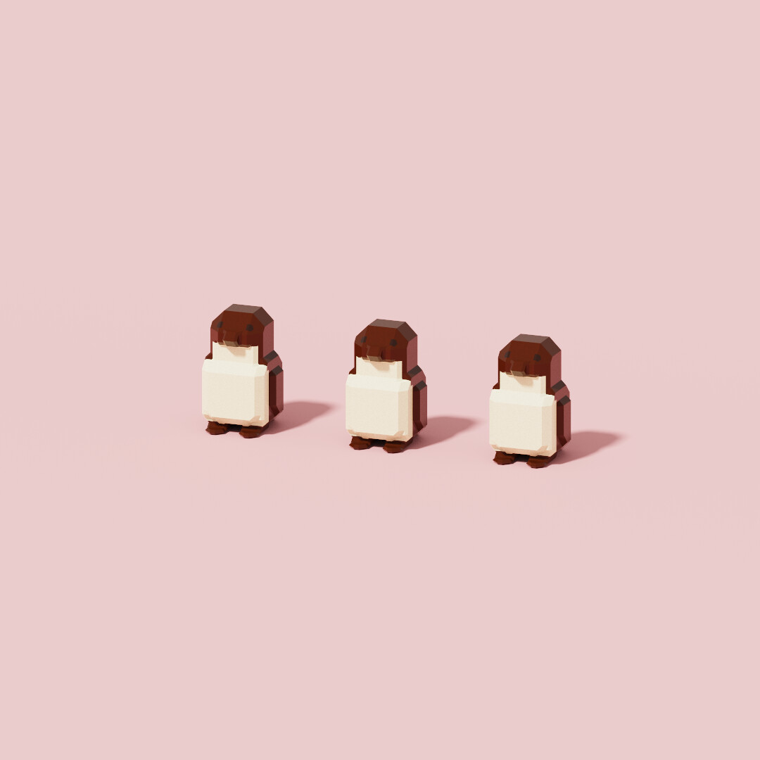 ArtStation - Penguins chocolate