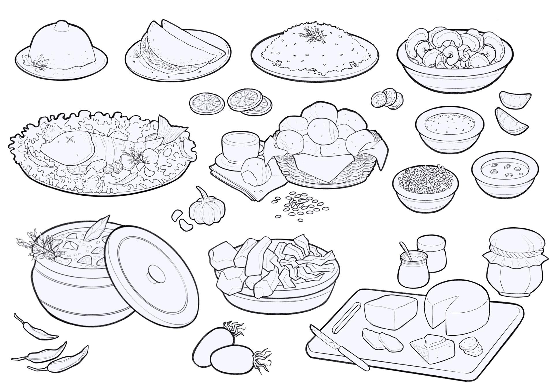 ArtStation - Brazilian food props