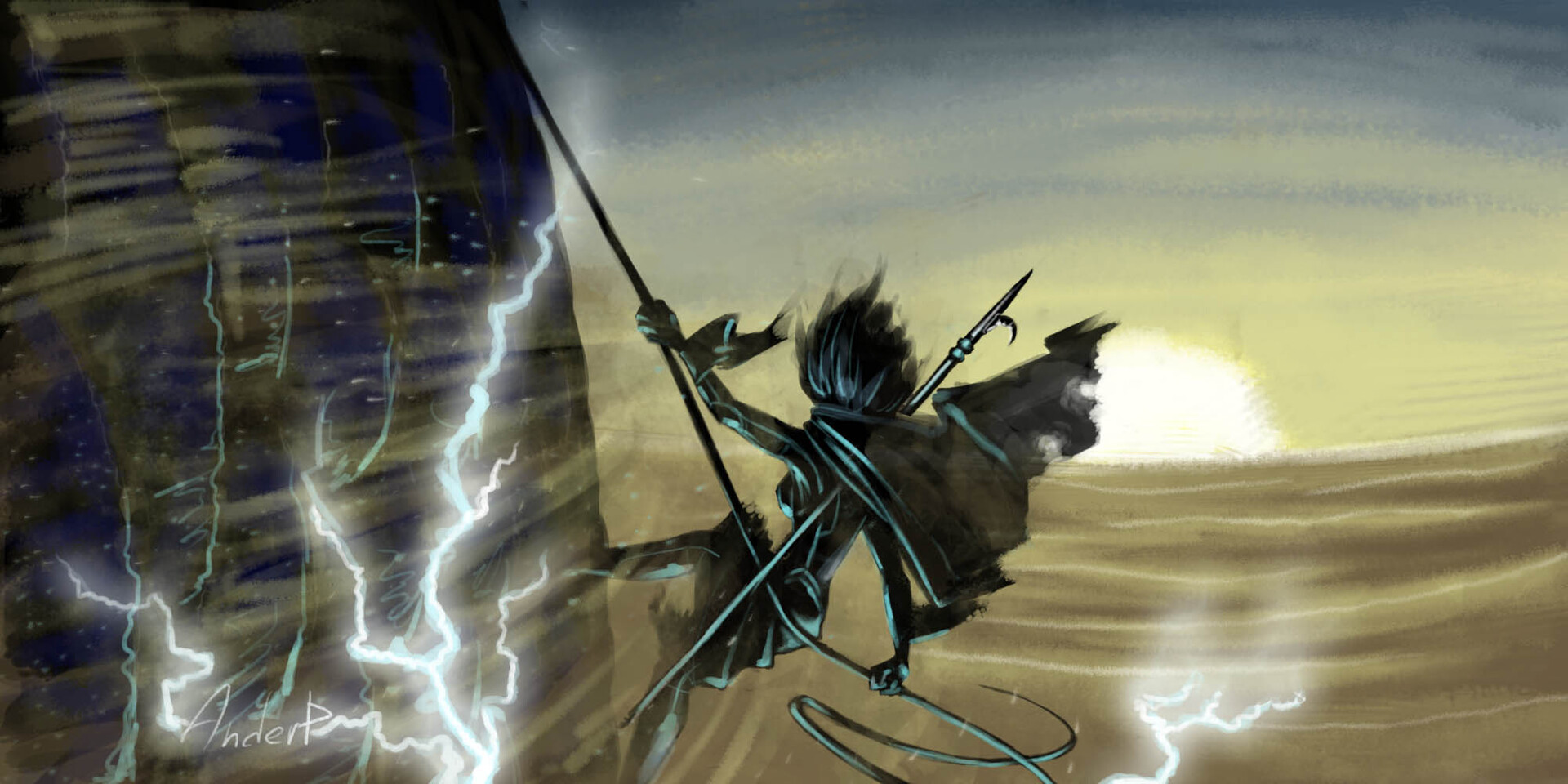 ArtStation - Something about Dune. Worm ride.