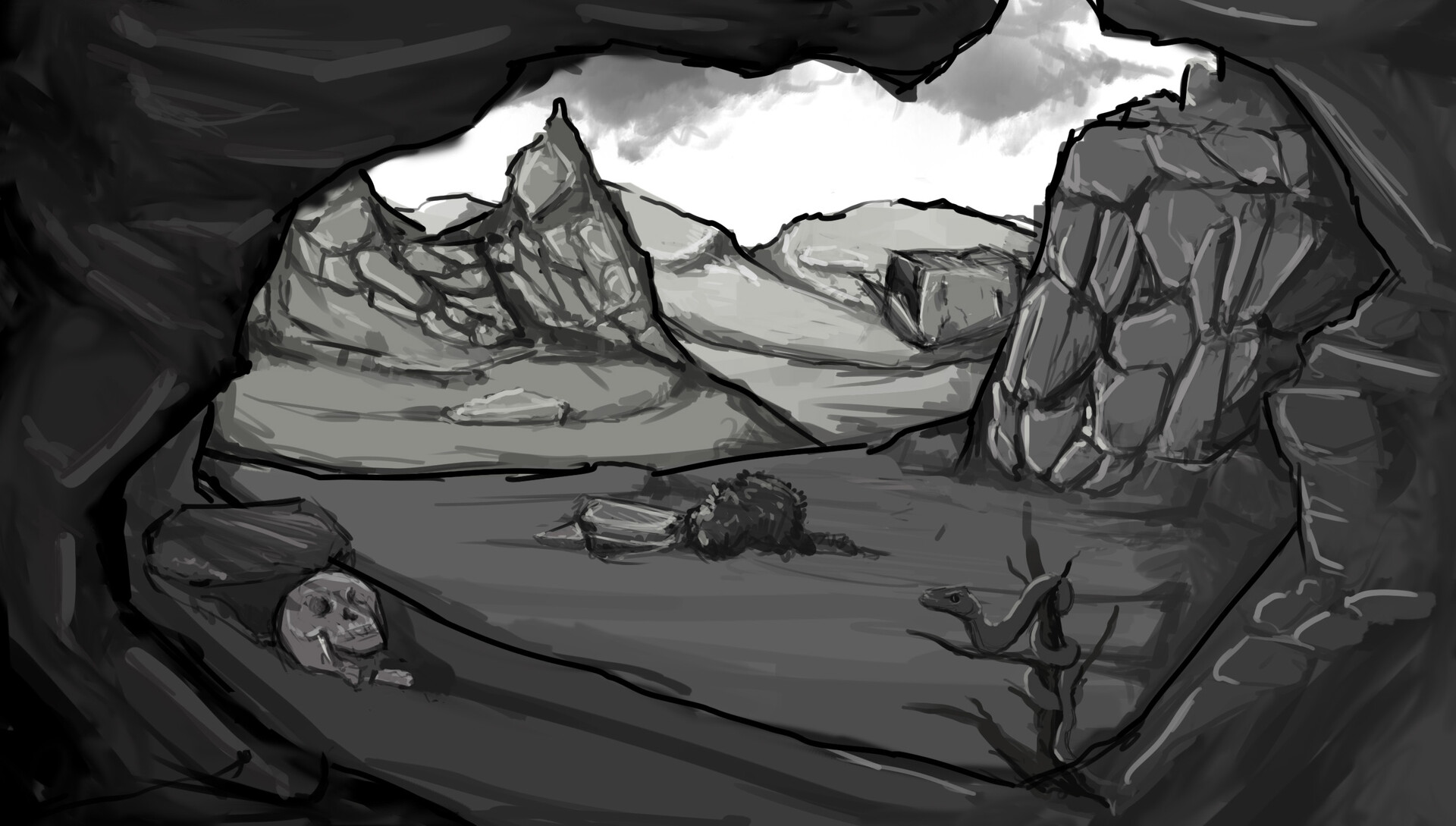 ArtStation - Rough SKETCHS of concept art