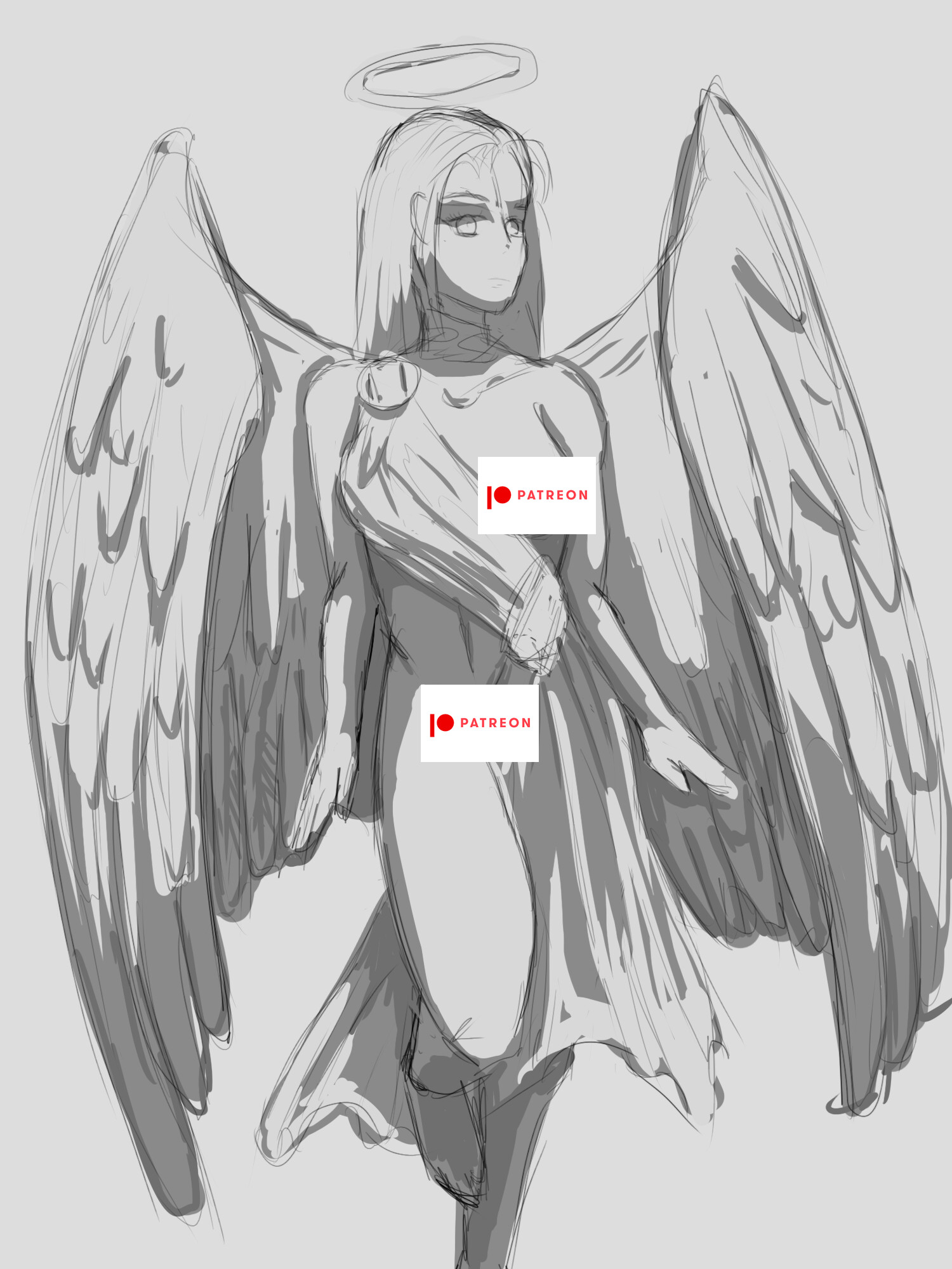 anime angel wings reference