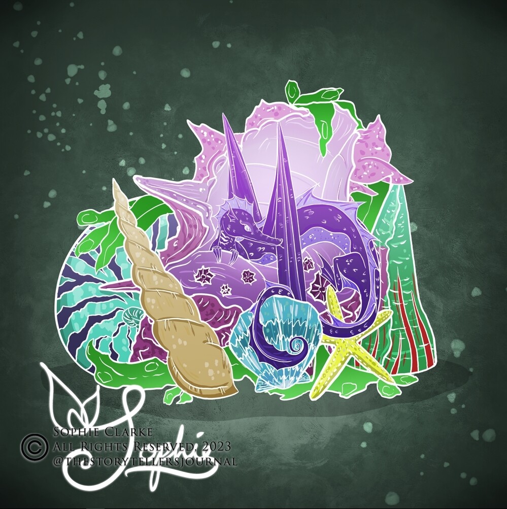 ArtStation - Seashell Dragon