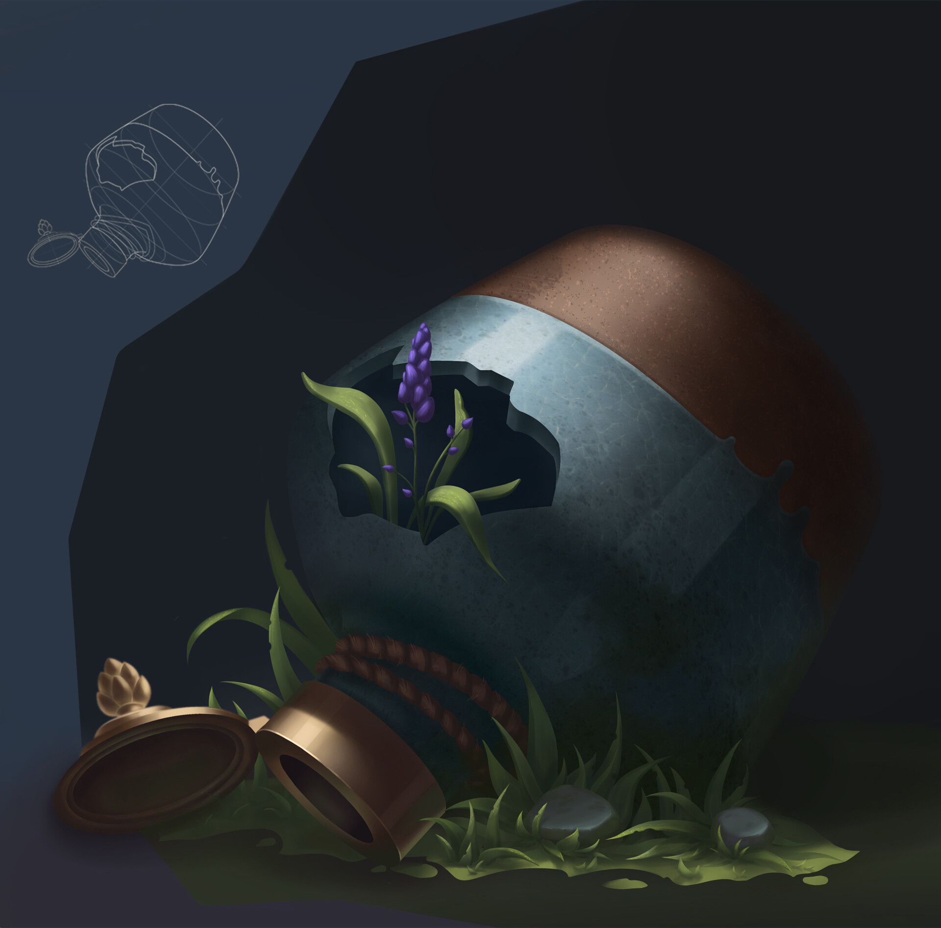 ArtStation - Jug 2D Art Drawing