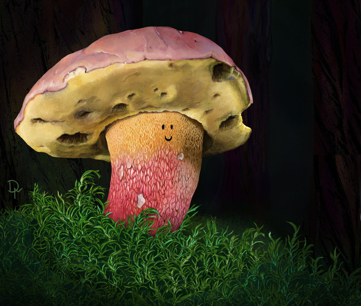 ArtStation - Realistic mushroom