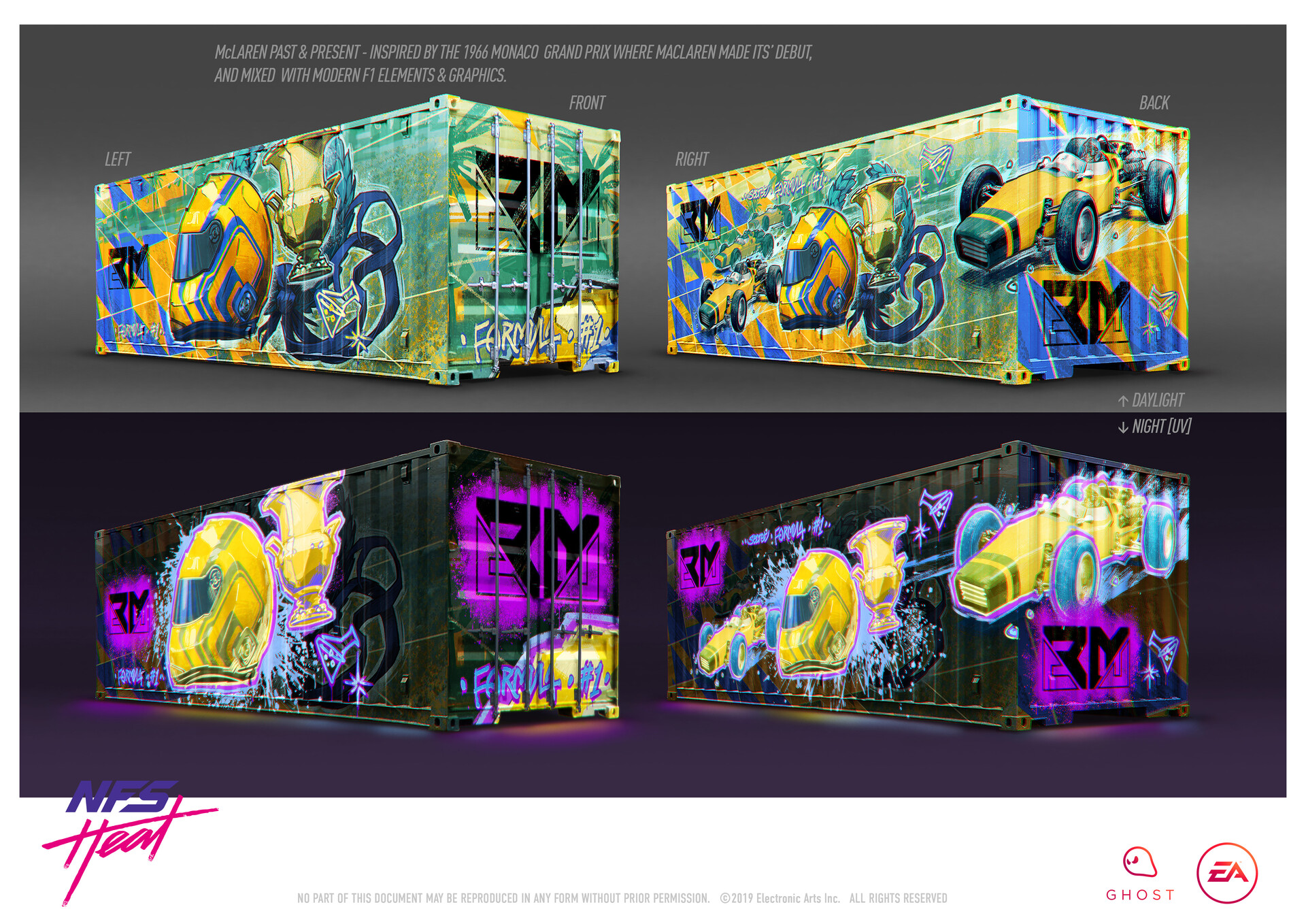 Ross Dearsley - Black Market Container Wrap Designs