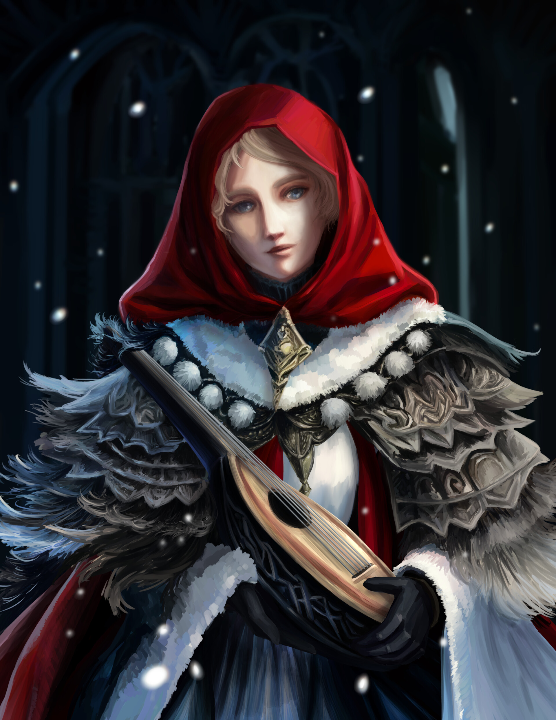 ArtStation - Crimson Cloak Poet