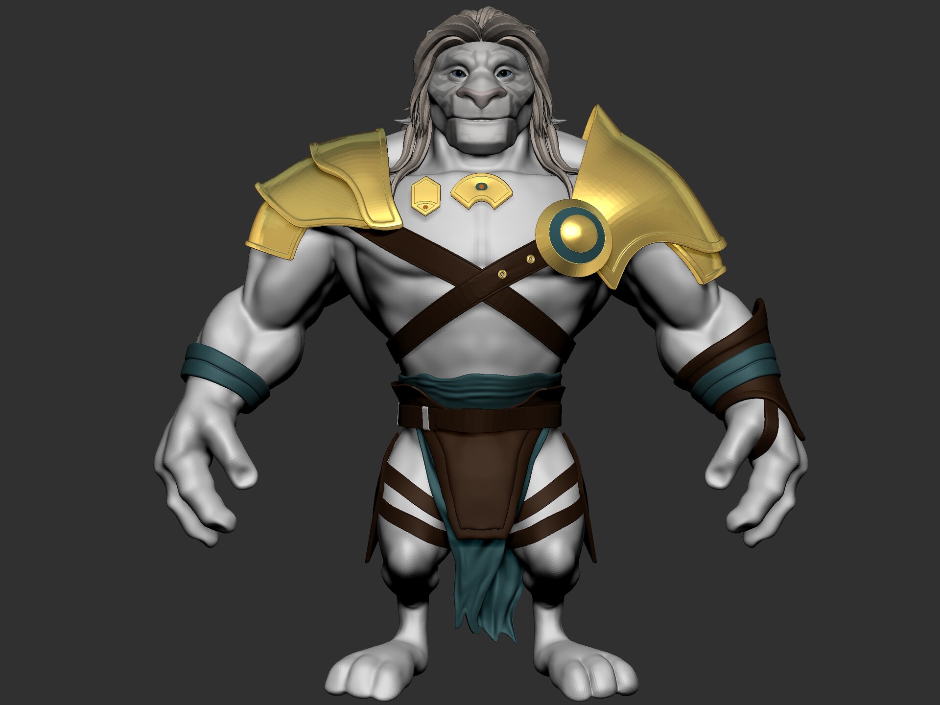 ArtStation - Ajani WIP