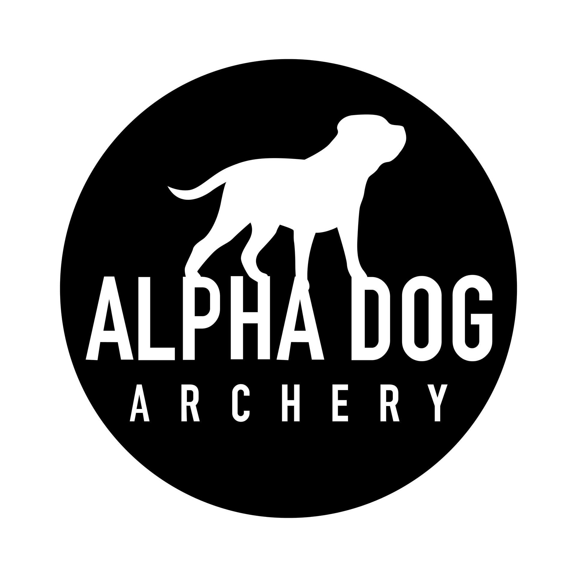 ArtStation - Logo - Alpha Dog Archery