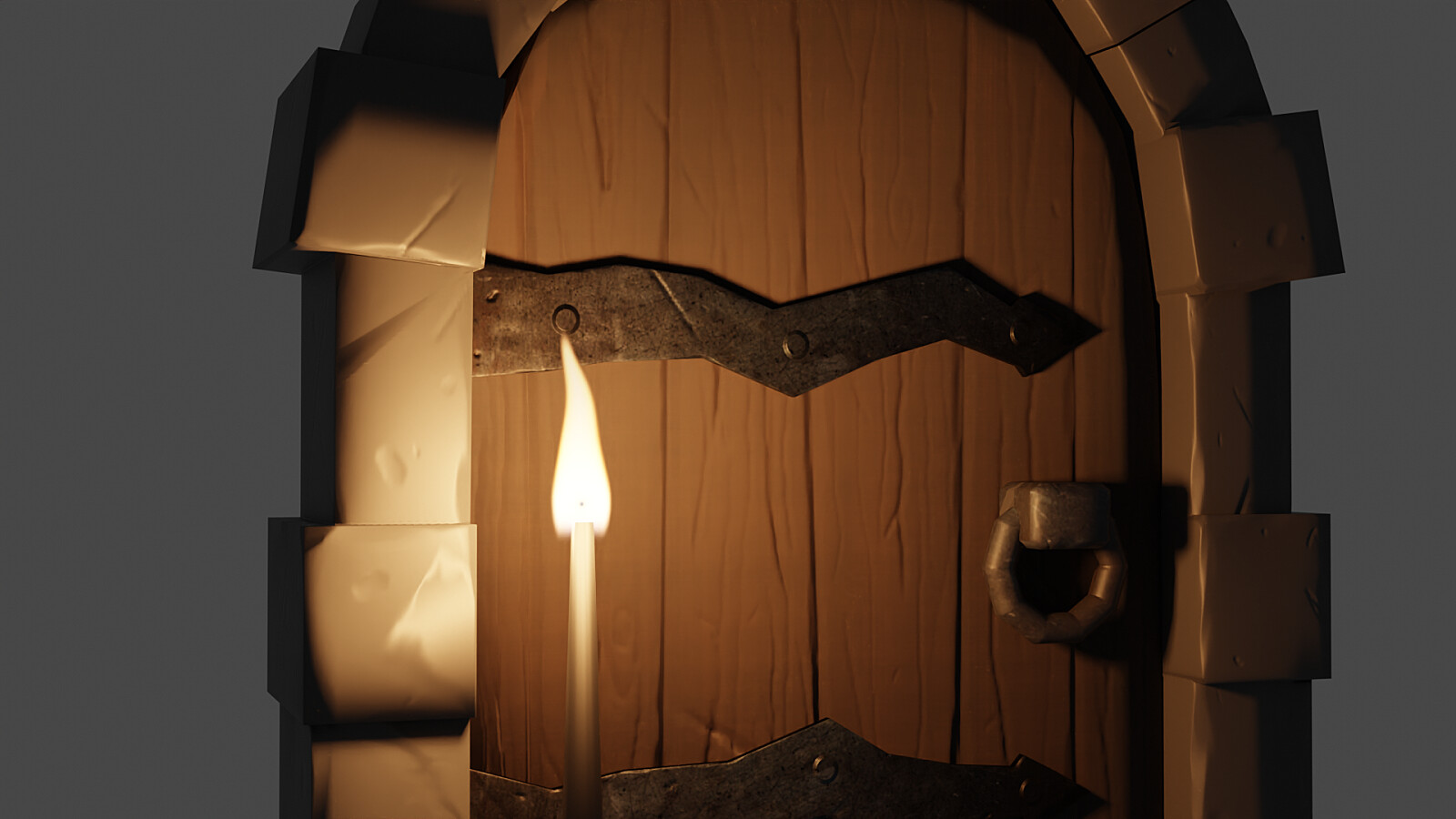 ArtStation - 3D Door asset