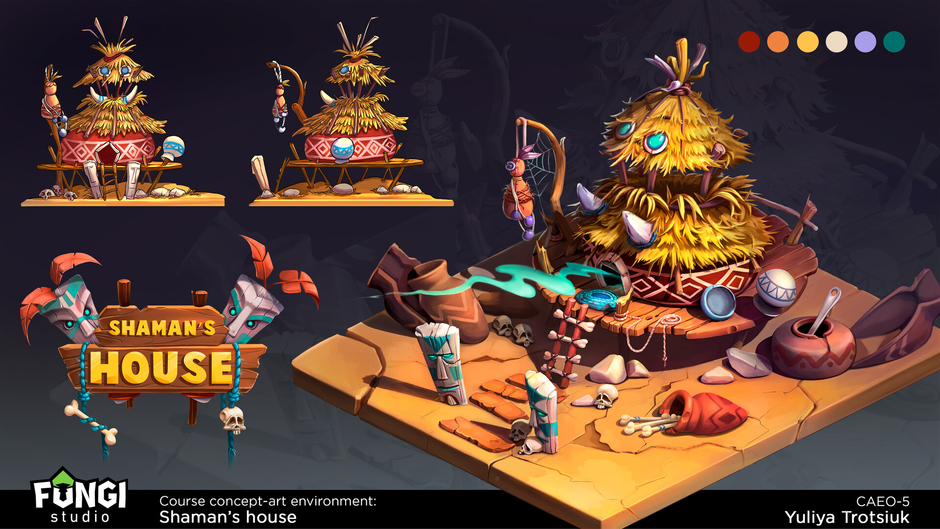 ArtStation - Shaman's house