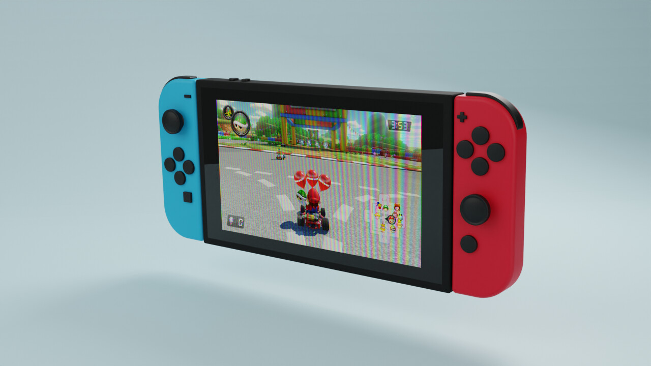 ArtStation - 3D modeling of a Nintendo Switch