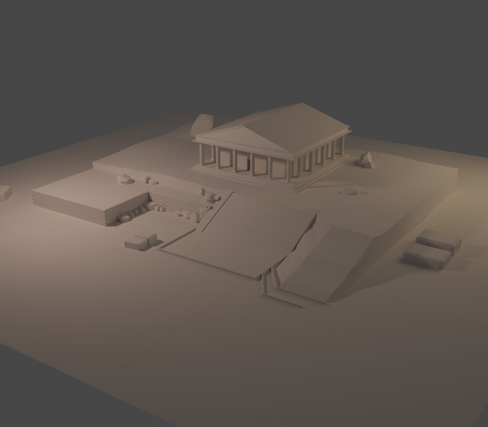 ArtStation - Greek Temple