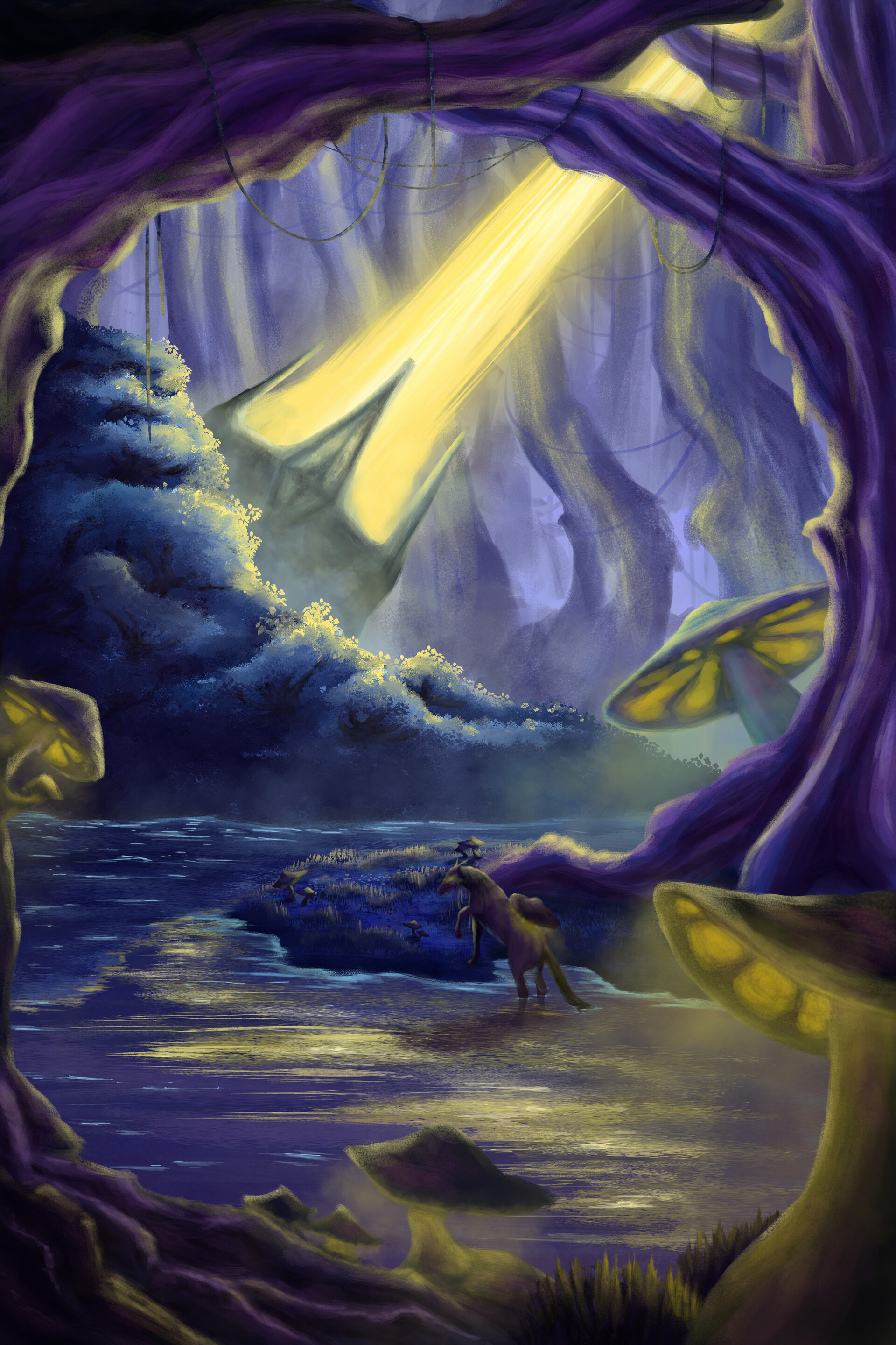 ArtStation - ZangarMarsh Swamp