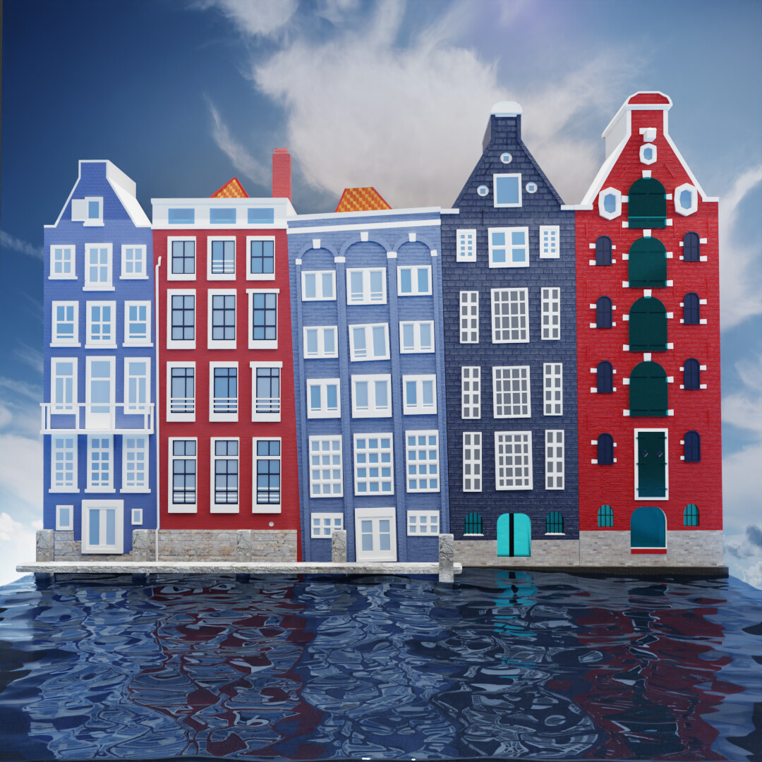 ArtStation - dutch houses