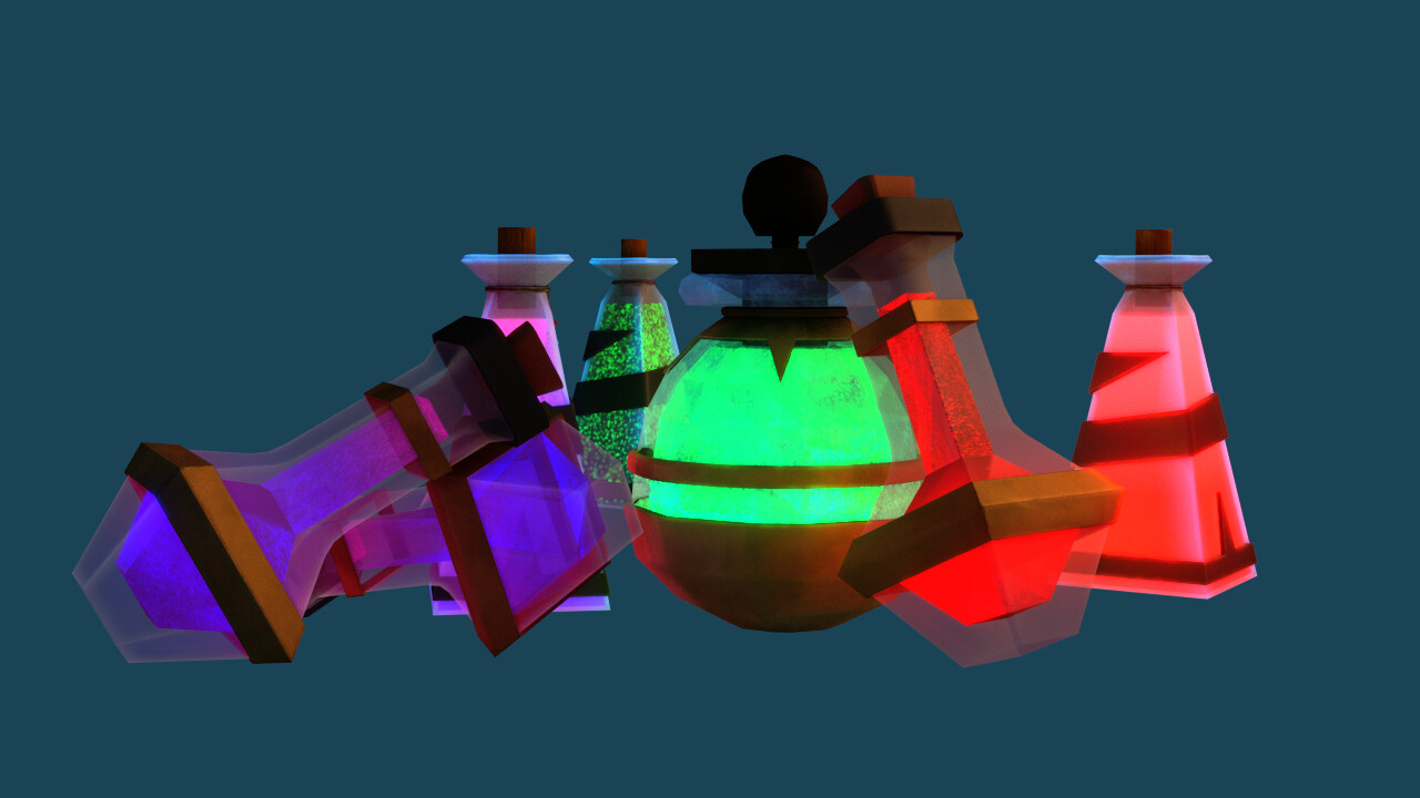 ArtStation - Stylized Potions