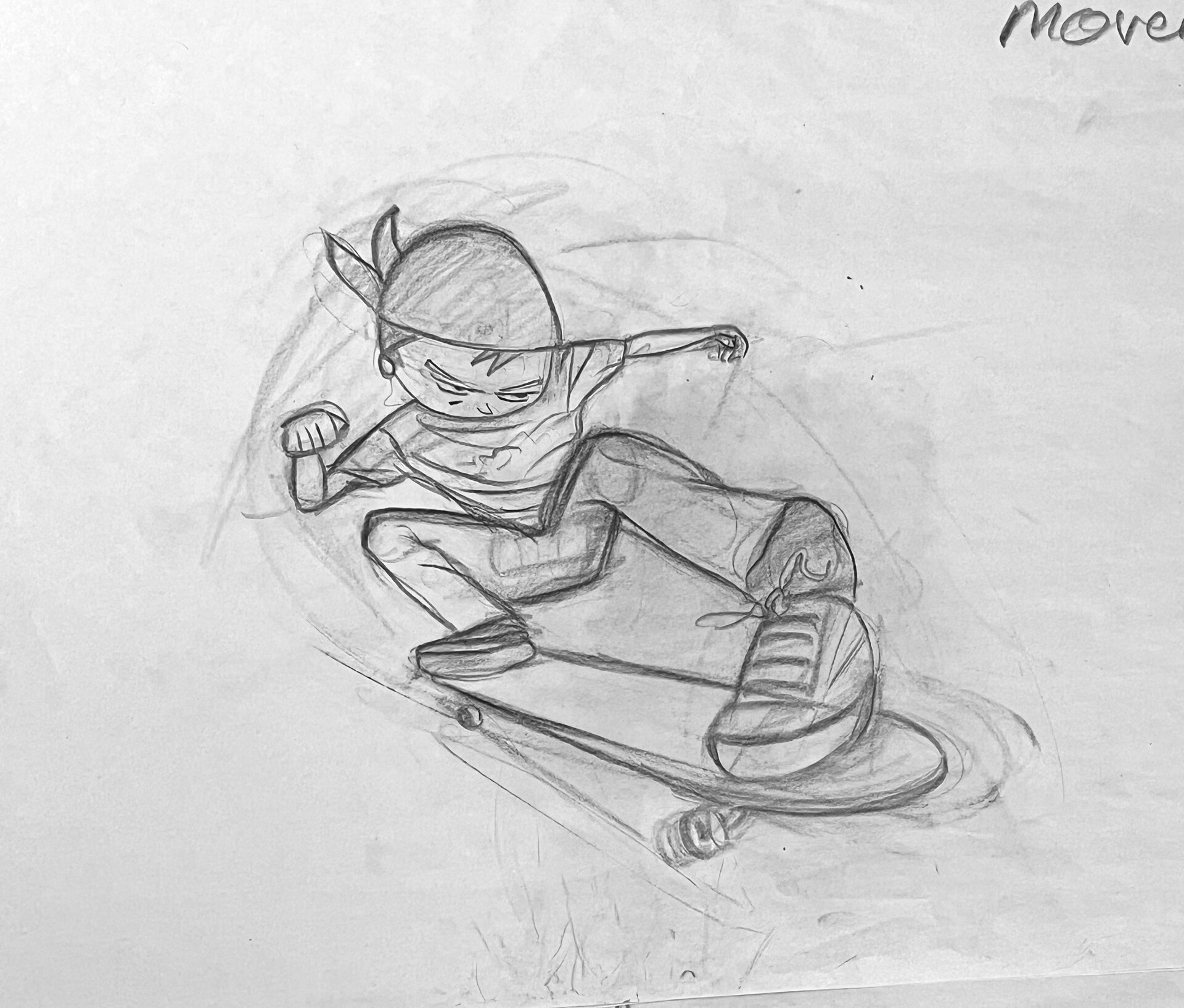 ArtStation - 3 more movement drawings