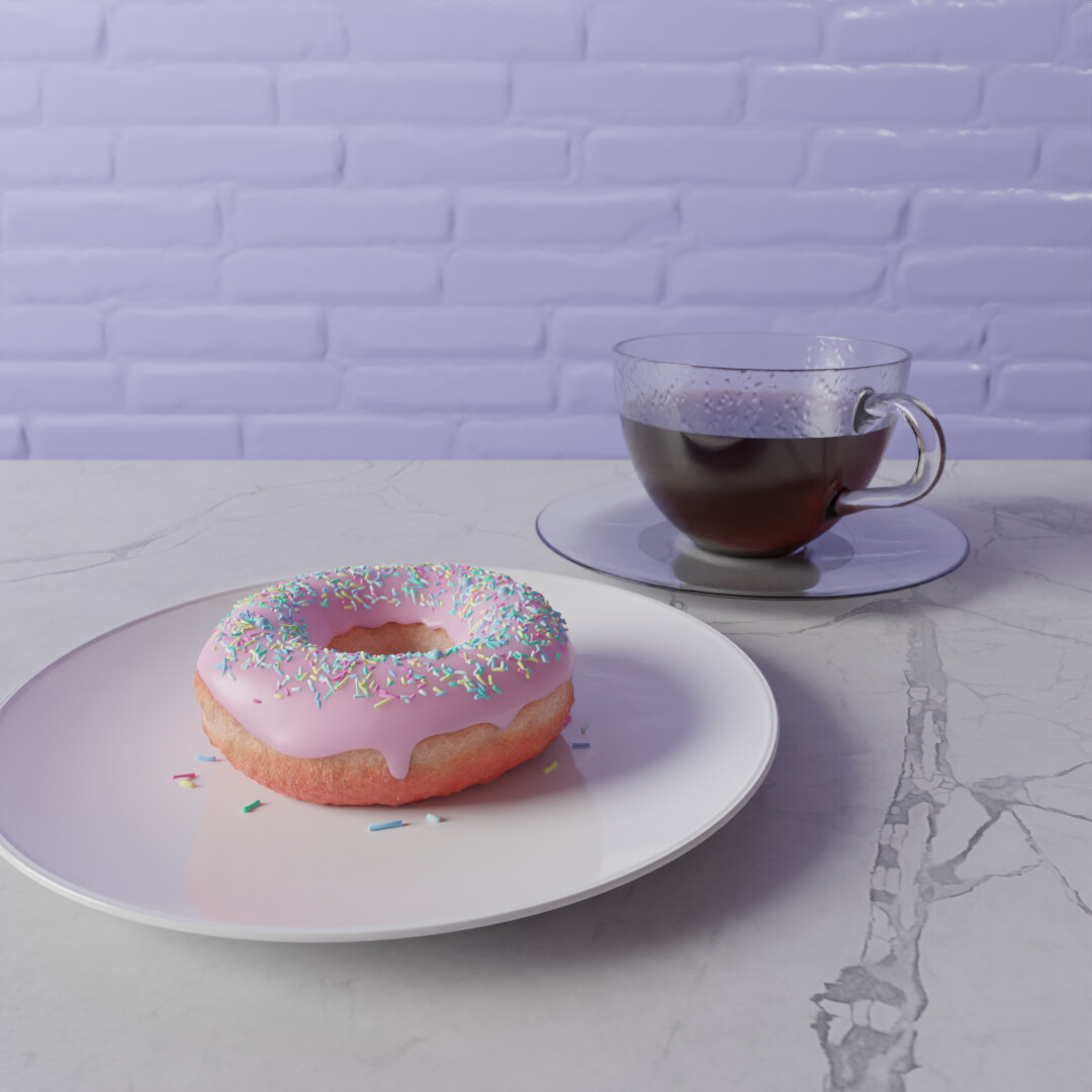 ArtStation - Blender Donut - My first render