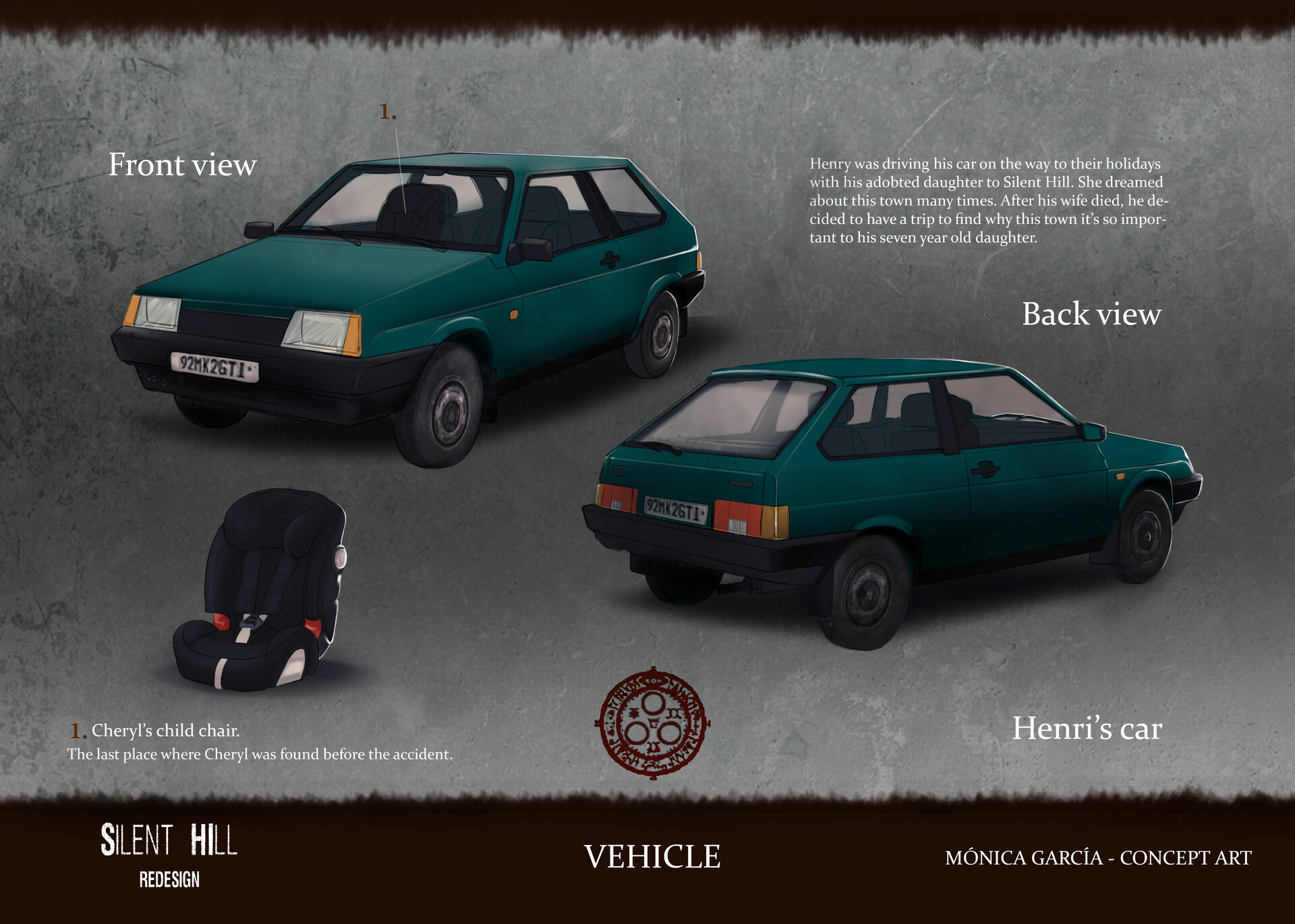 ArtStation - Silent hill inspiration props