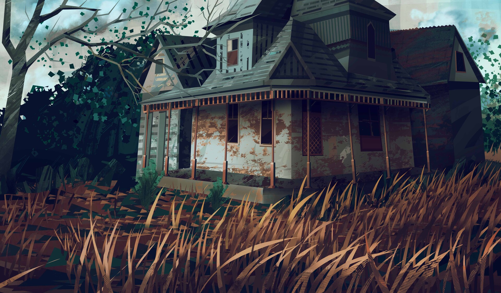ArtStation - Ghost house