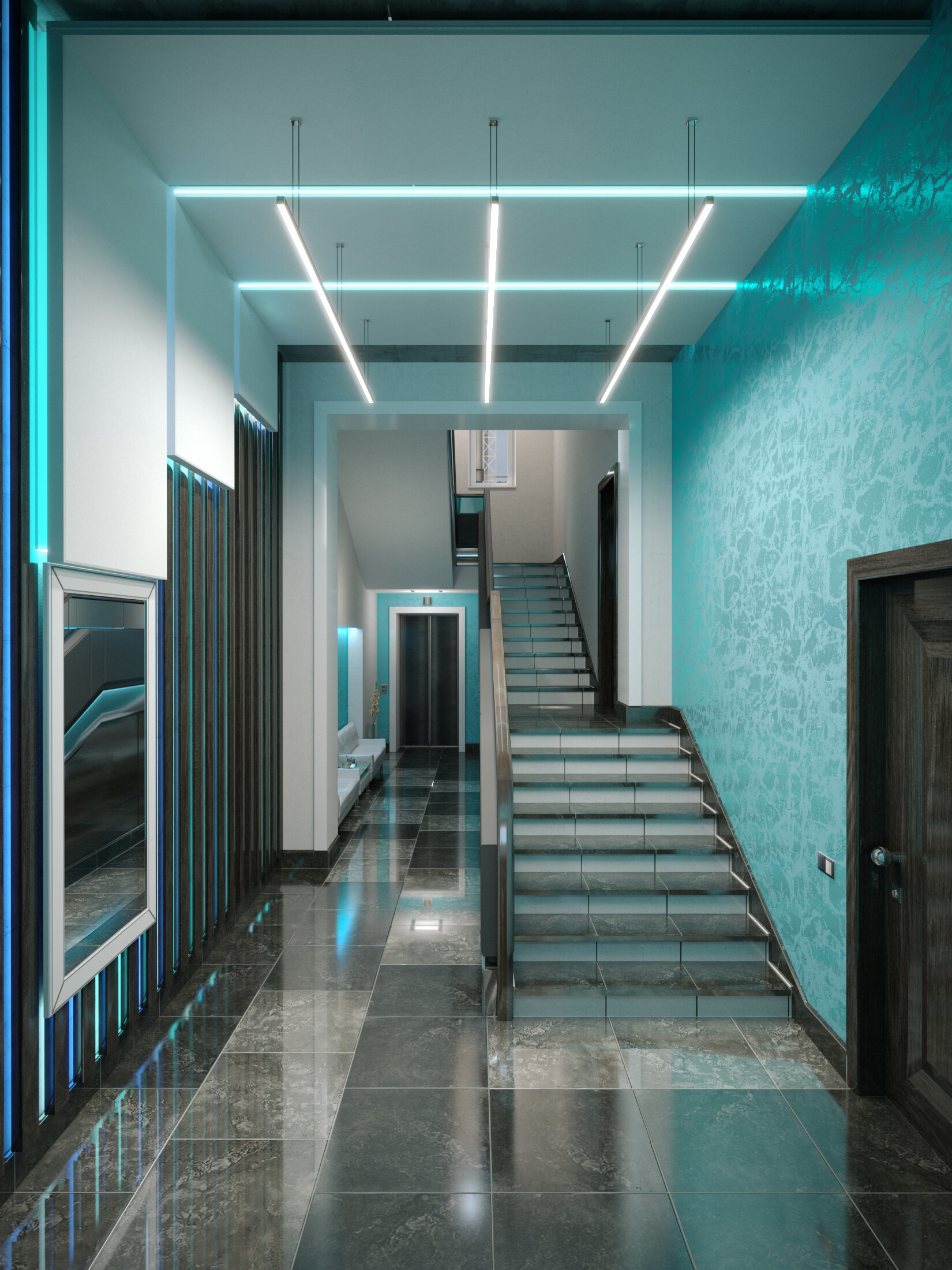 ArtStation - Office building entrance