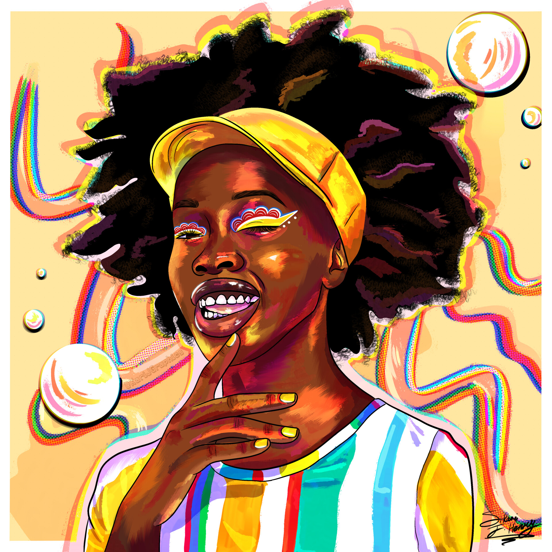 Sikari Henry (KariJGraphics)- Digital Illustration Portfolio, 3D Black ...