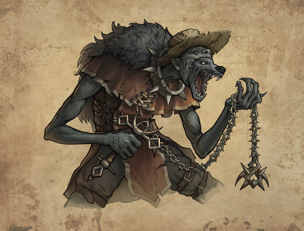 ArtStation - Houndmaster. Card Game Illustration