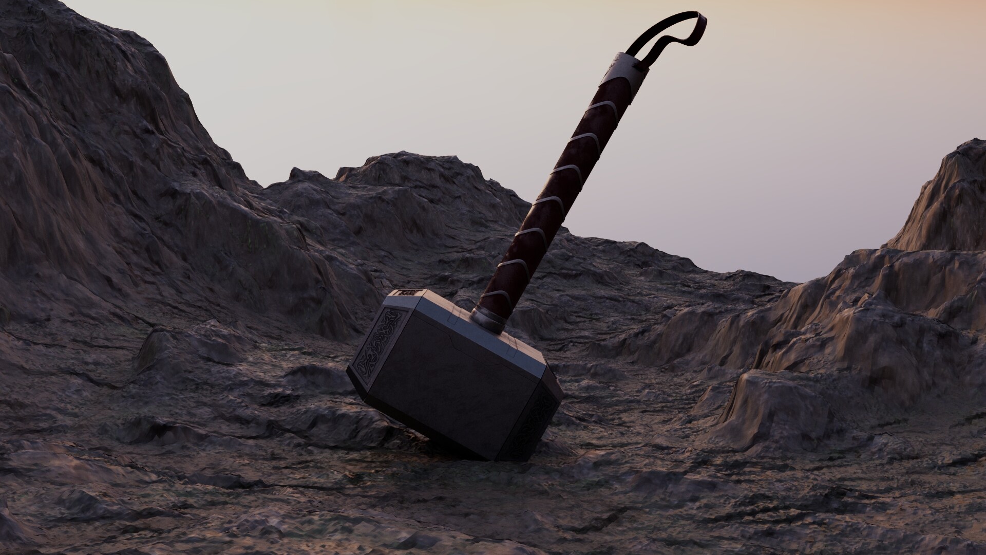 ArtStation - Thor Hammer