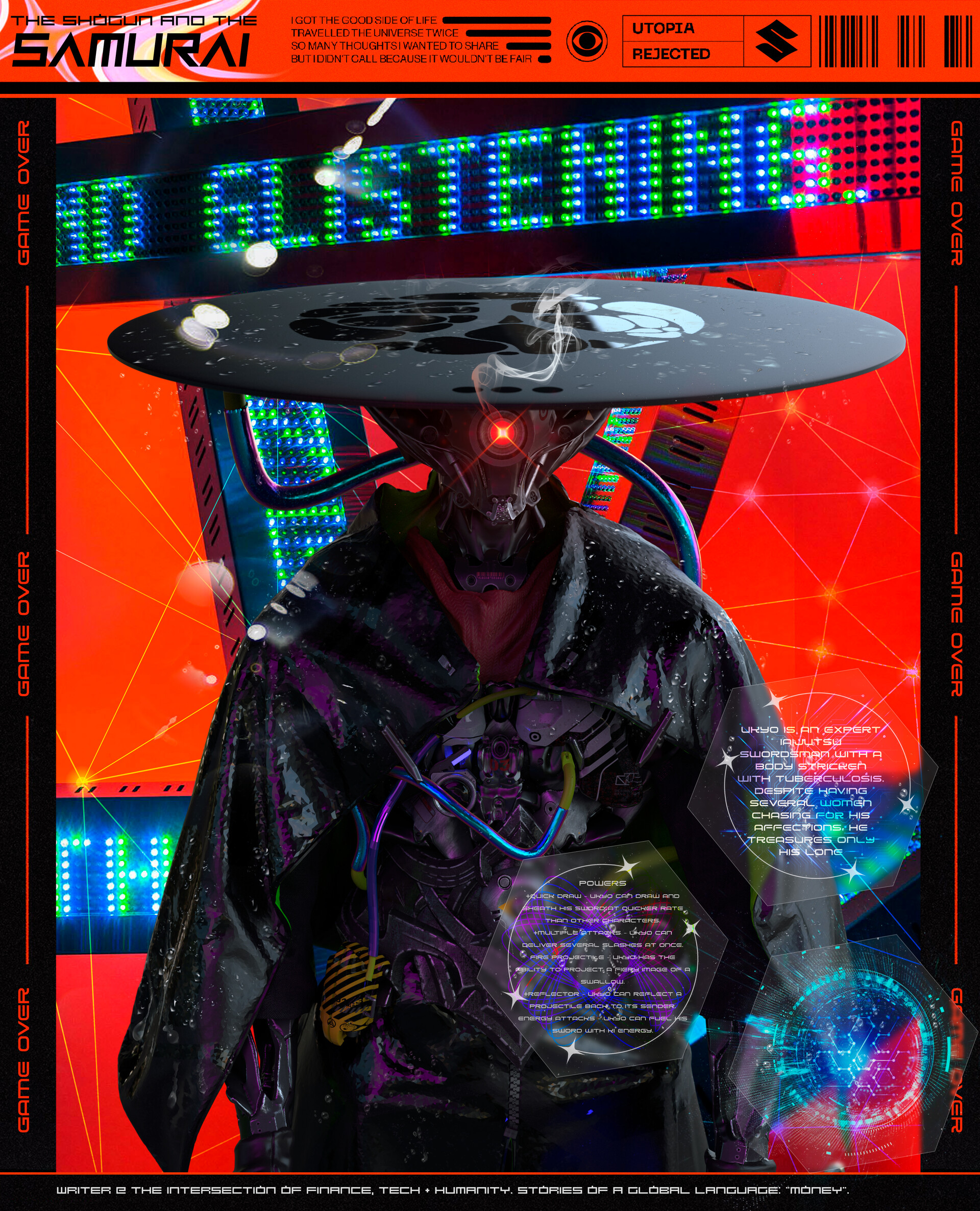 ArtStation - Cyber Ninja Magazine Cover