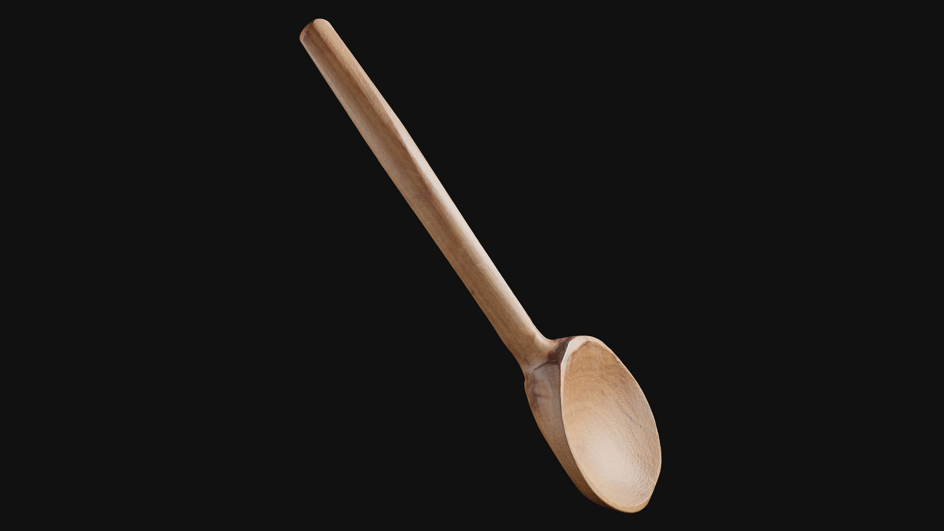 ArtStation - Wooden Tea Spoon