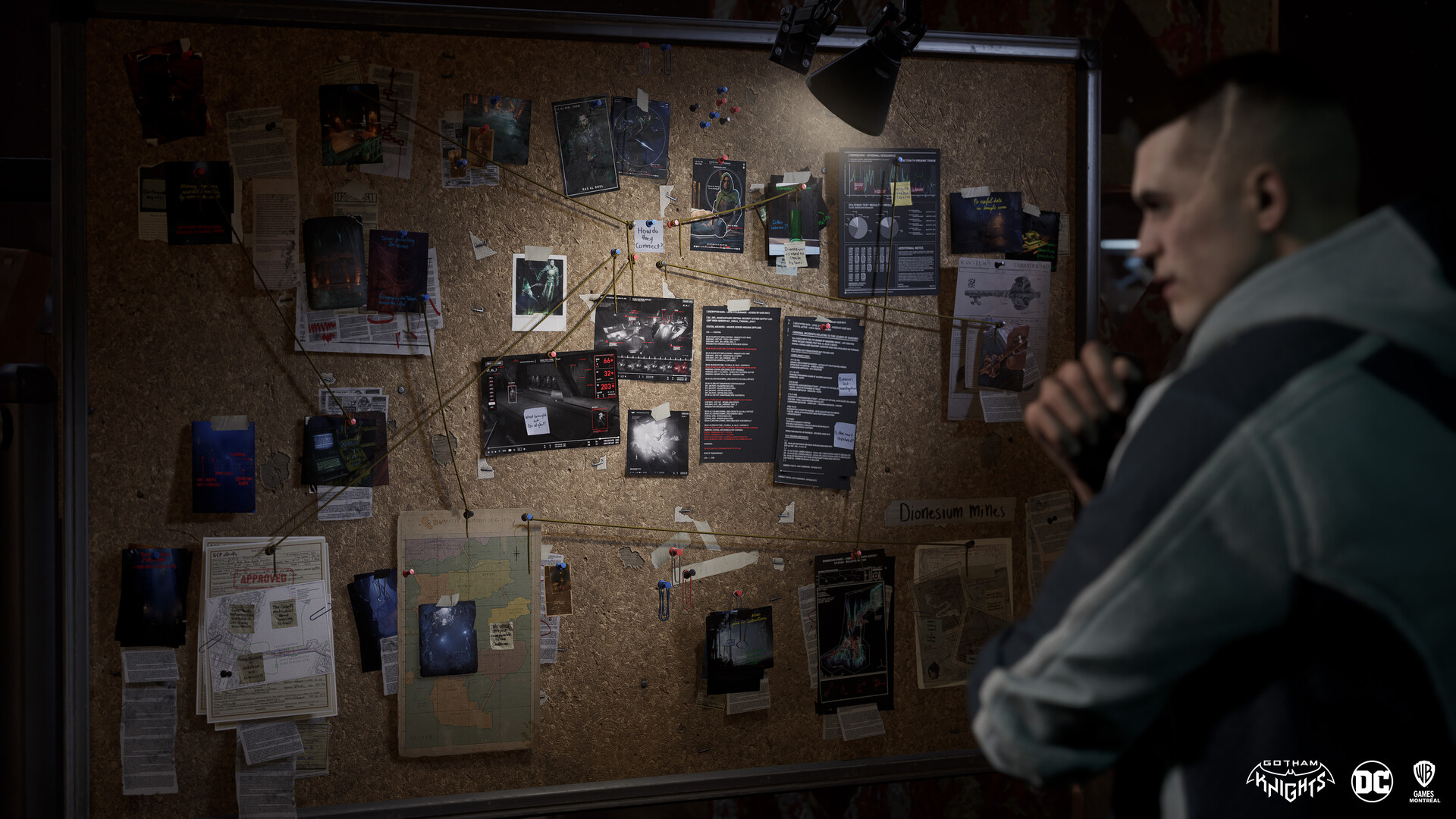 Olivier Primeau - Gotham Knights - Belfry Cinematic Evidence wall Props ...