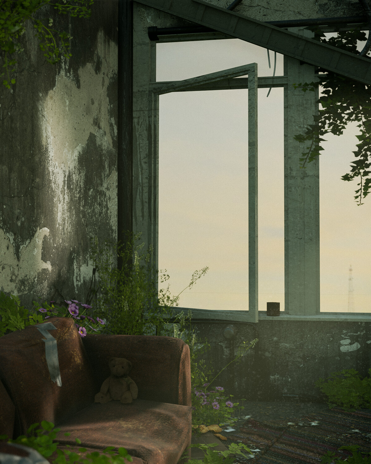 ArtStation - Abandoned Room