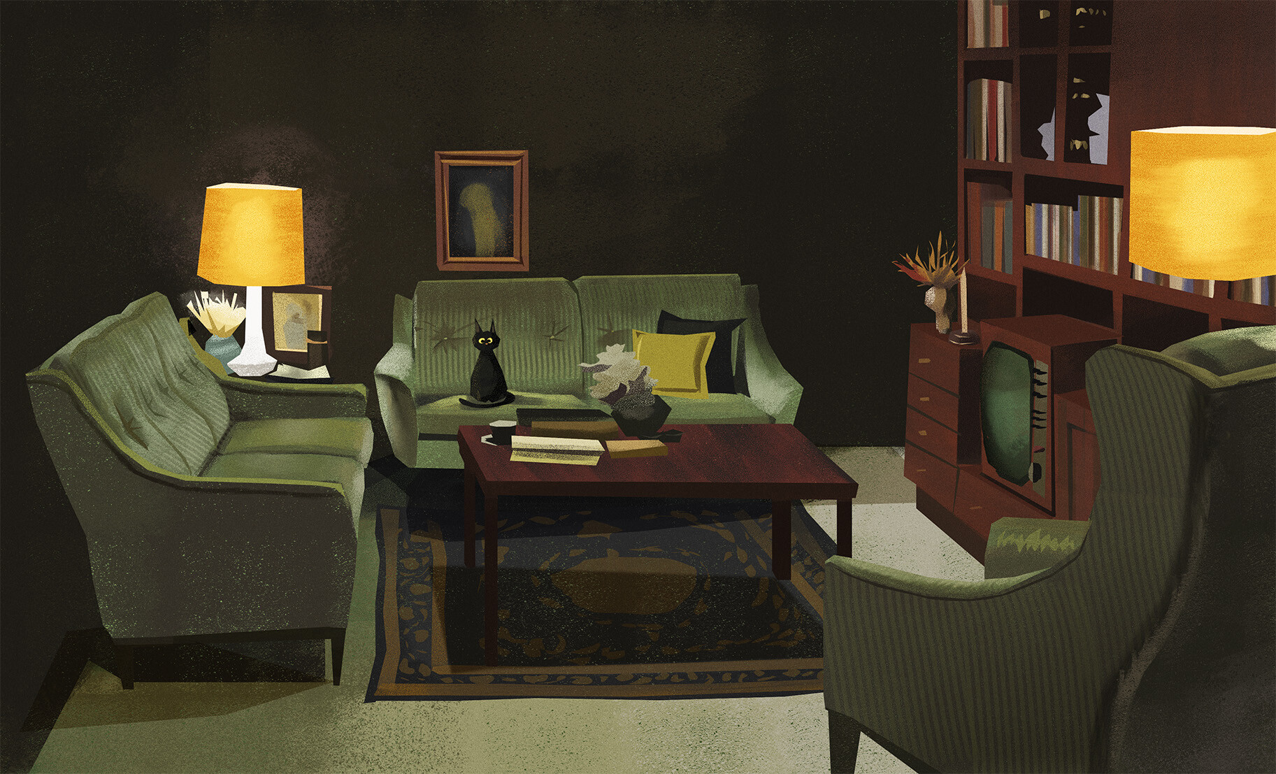 ArtStation - Vintage Room Study