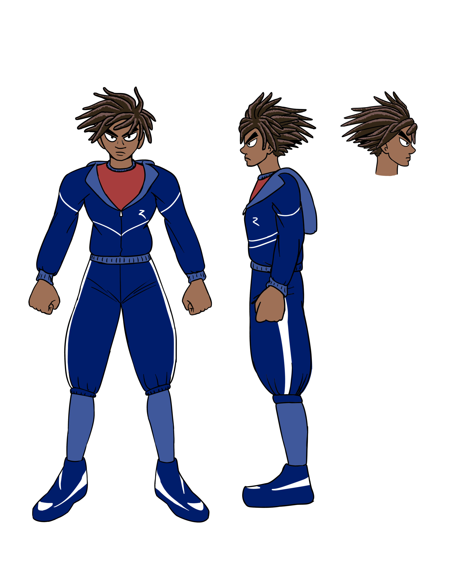 ArtStation - (WIP) Black student - Character sheet