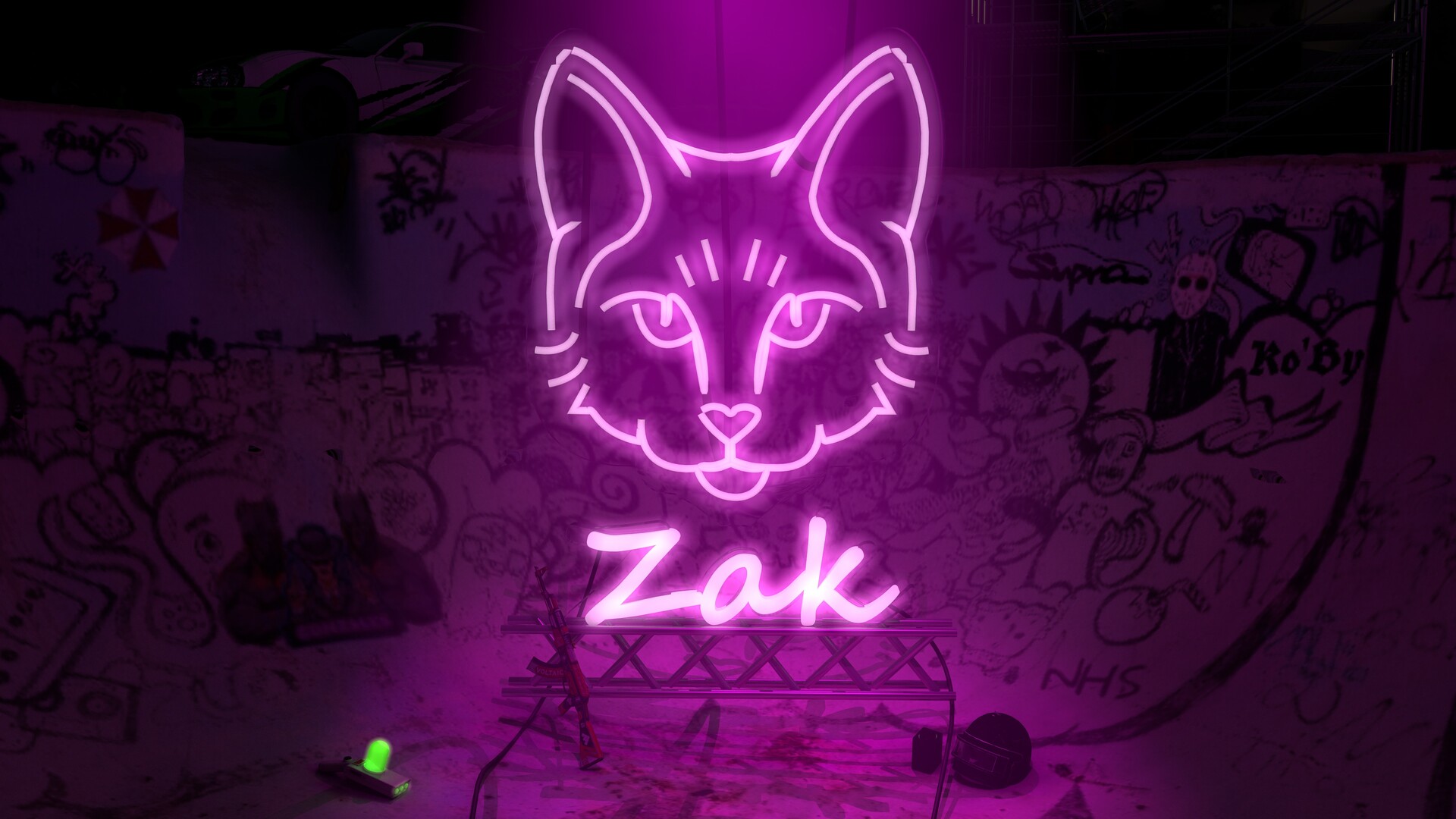 ArtStation - Personalized neon logo