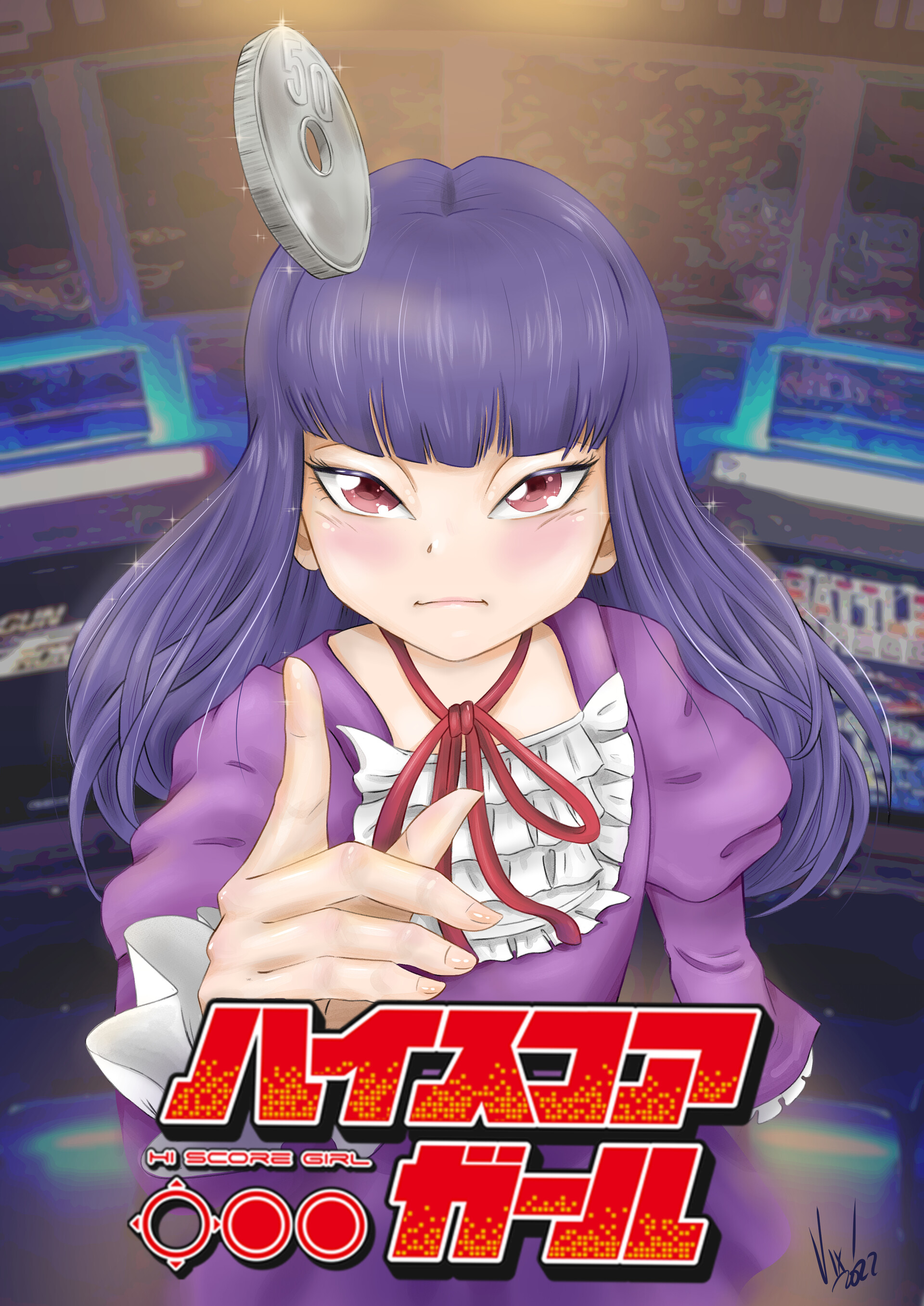 ArtStation - Hi Score Girl fan art