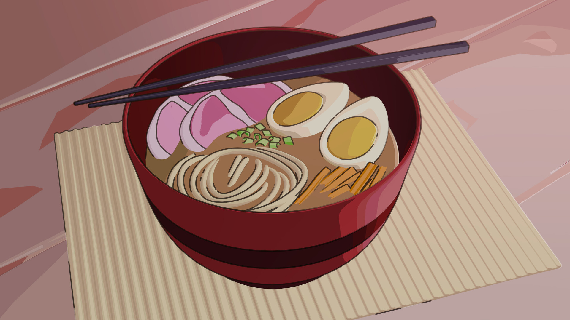 ArtStation - Cell Shaded Ramen