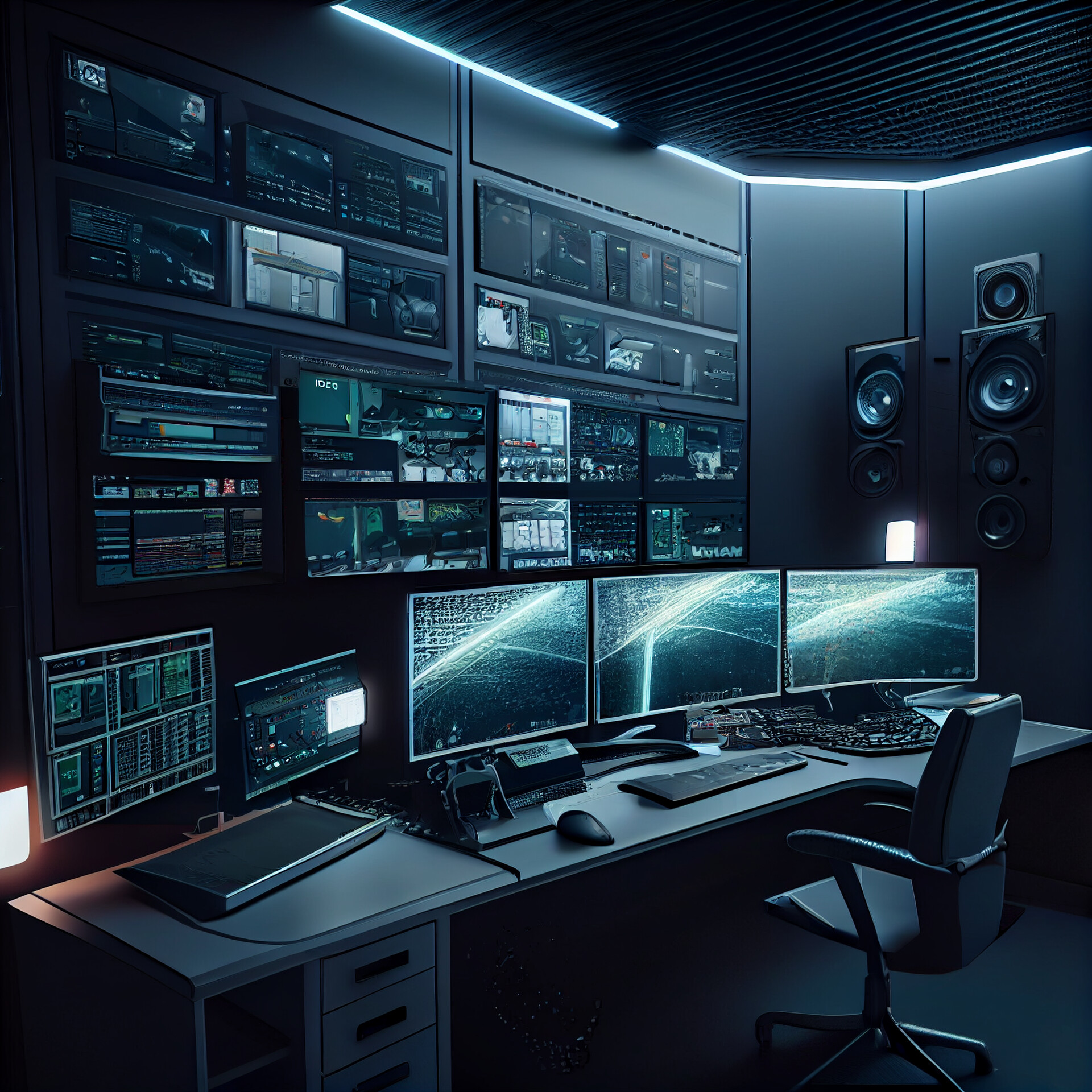 ArtStation - Computer Room & Multiple Screens