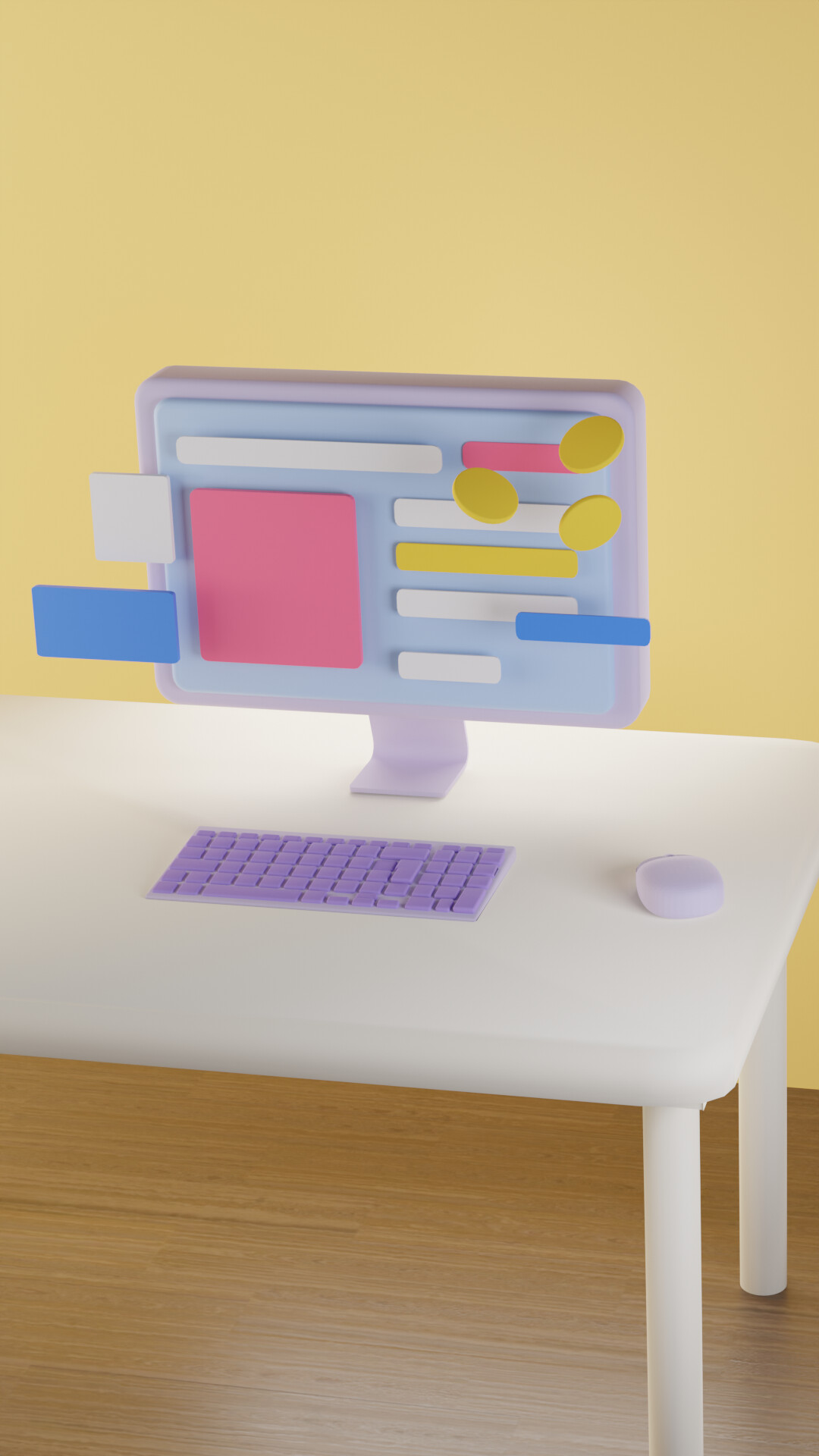 ArtStation - Computer on the table