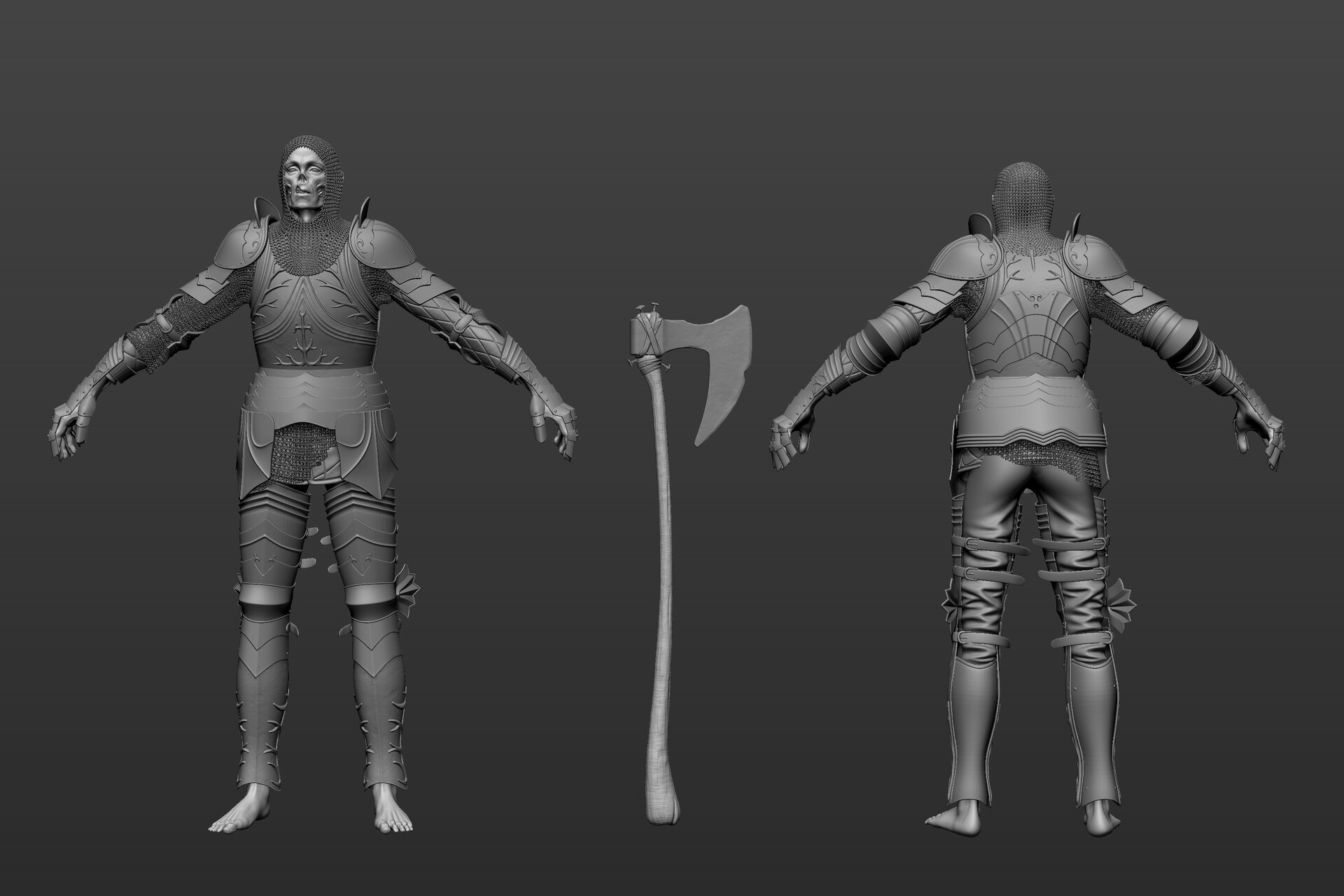 ArtStation - Undead Knight WIP