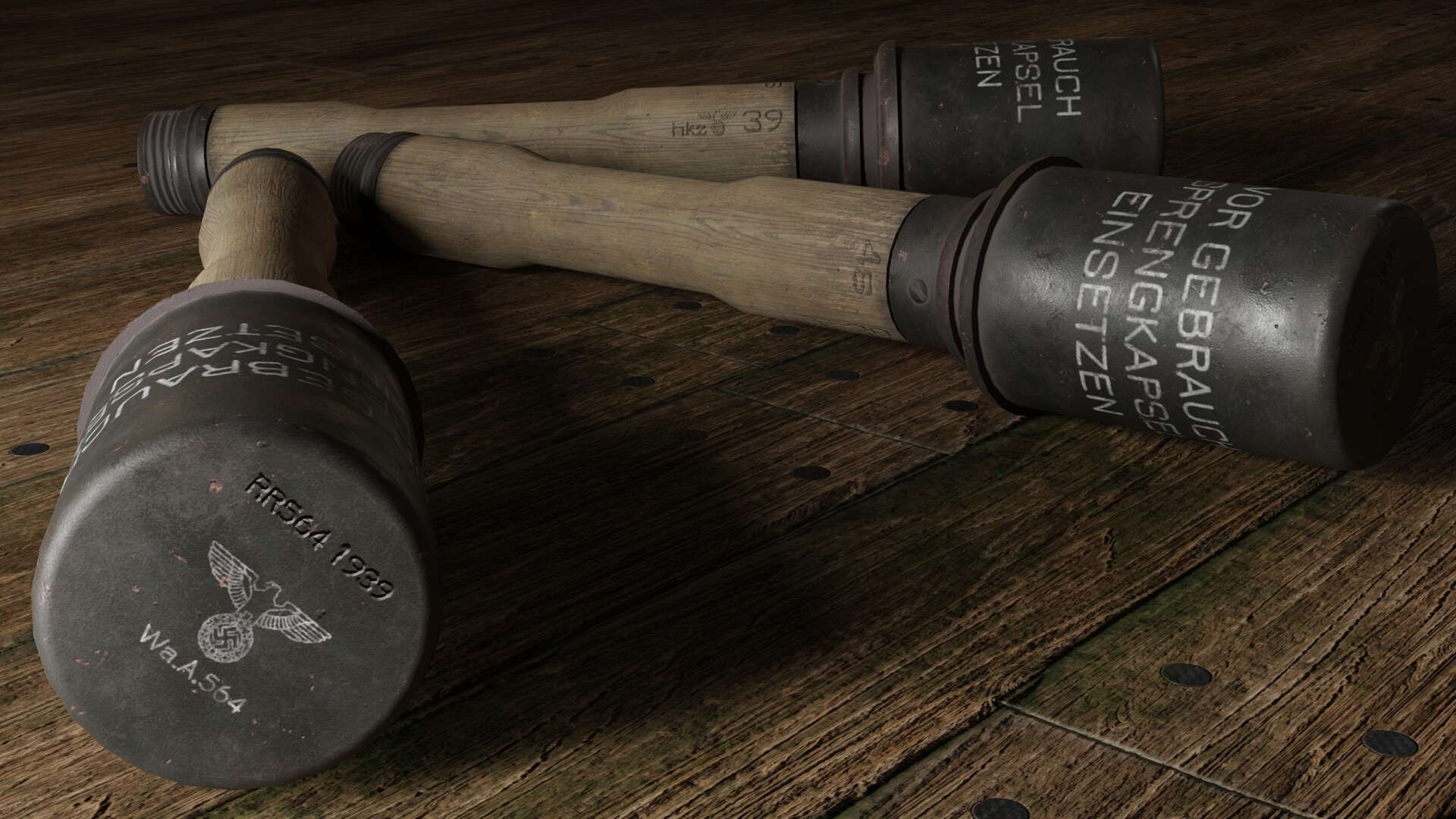 ArtStation - Model 24 grenade of the German Wehrmacht