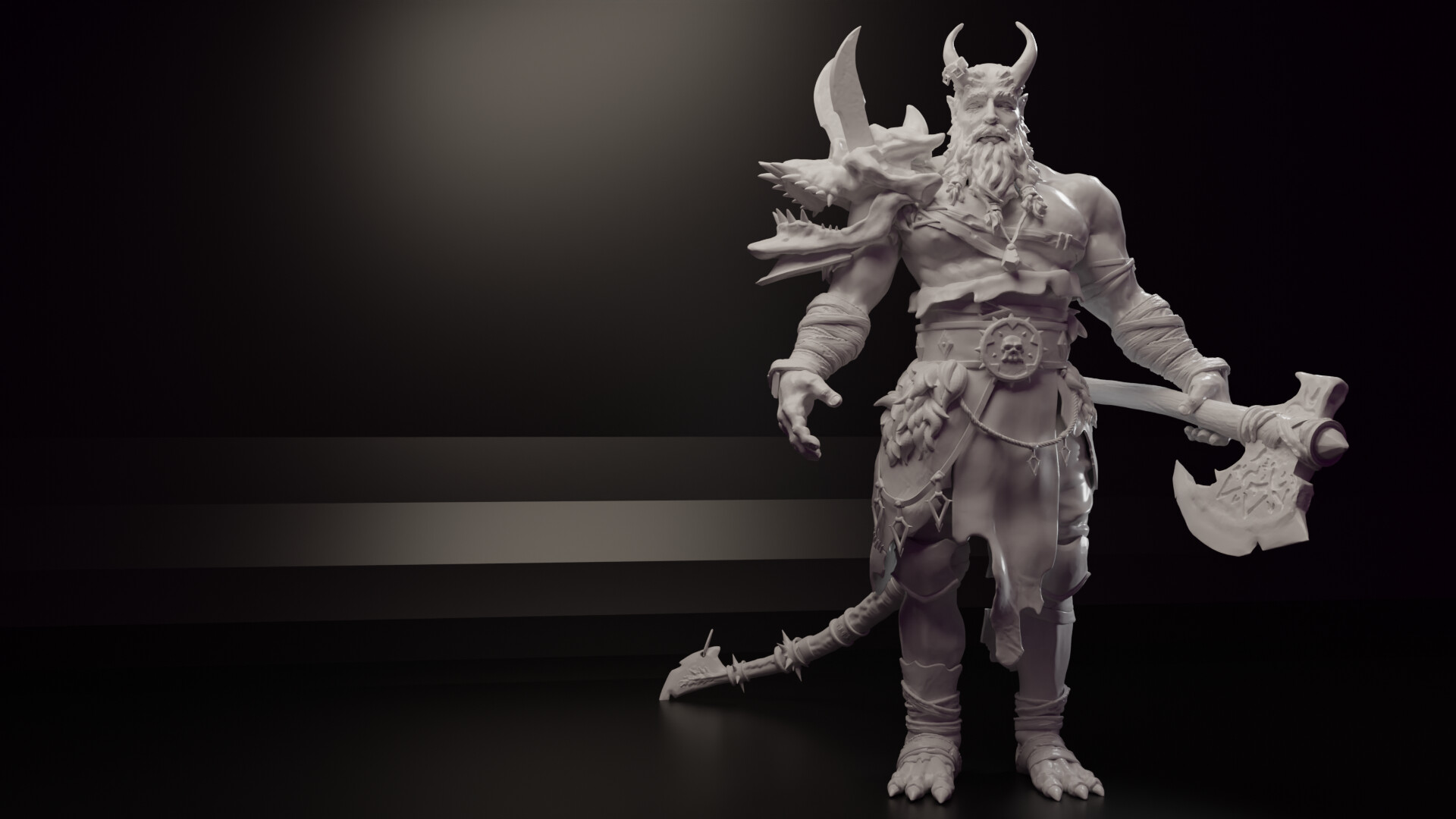 ArtStation - DnD Barbarian