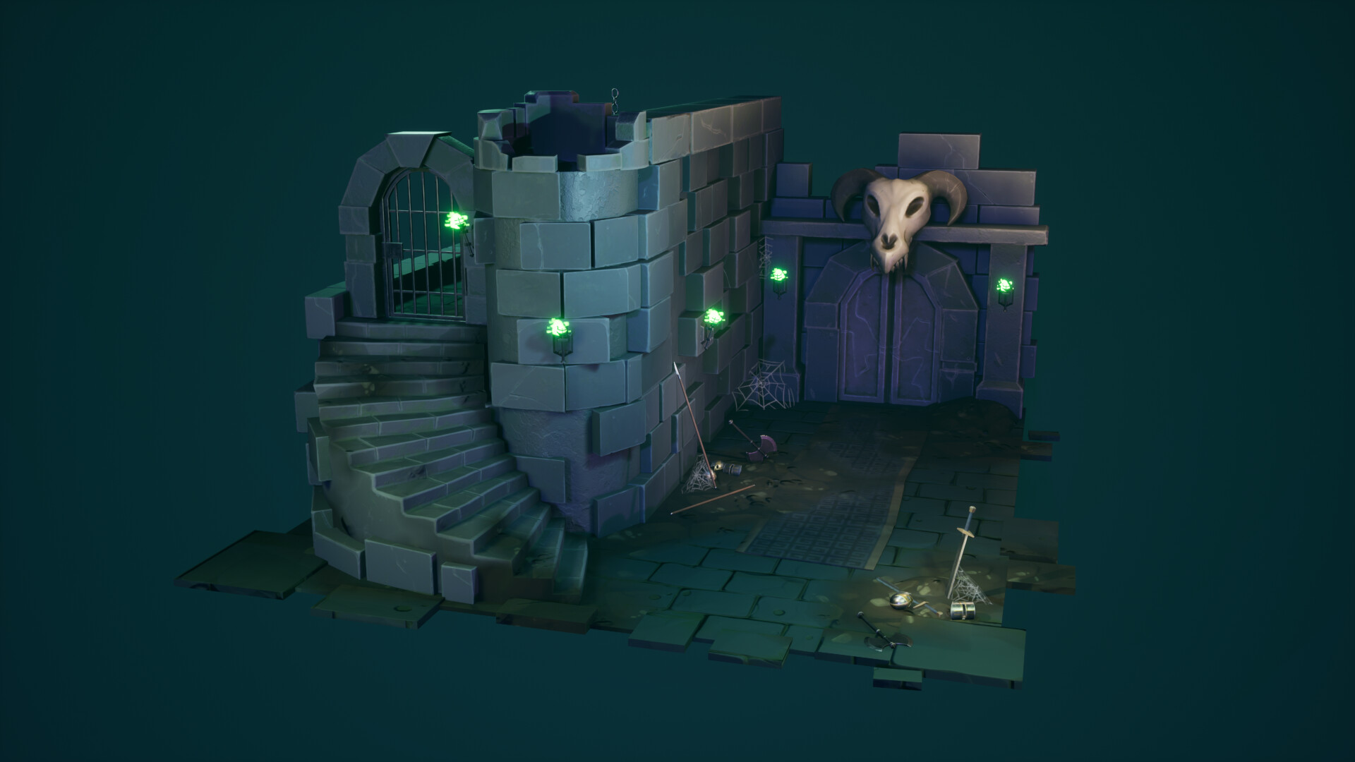 ArtStation - Dungeon Diorama