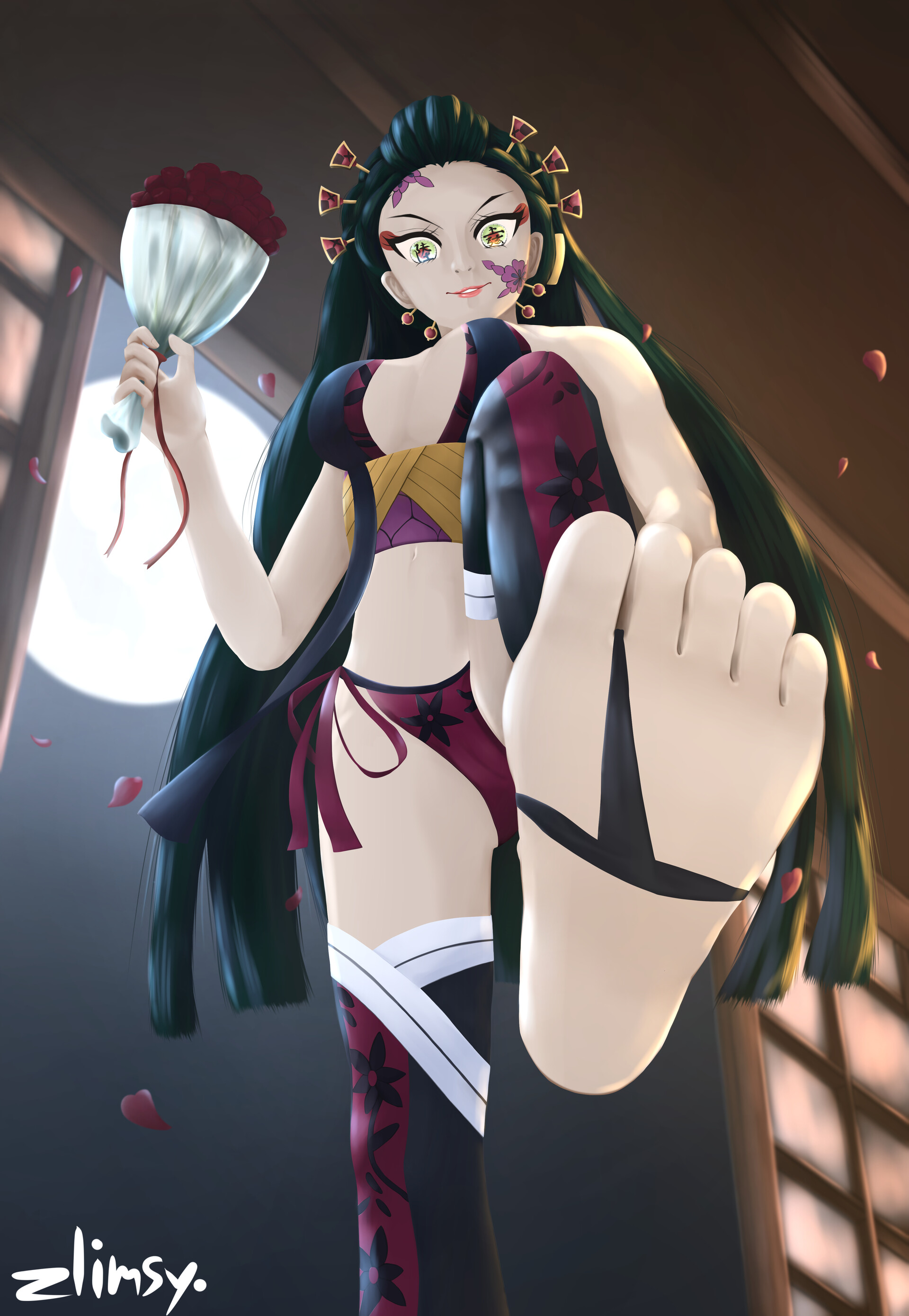 Artstation Daki Valentine Fanart
