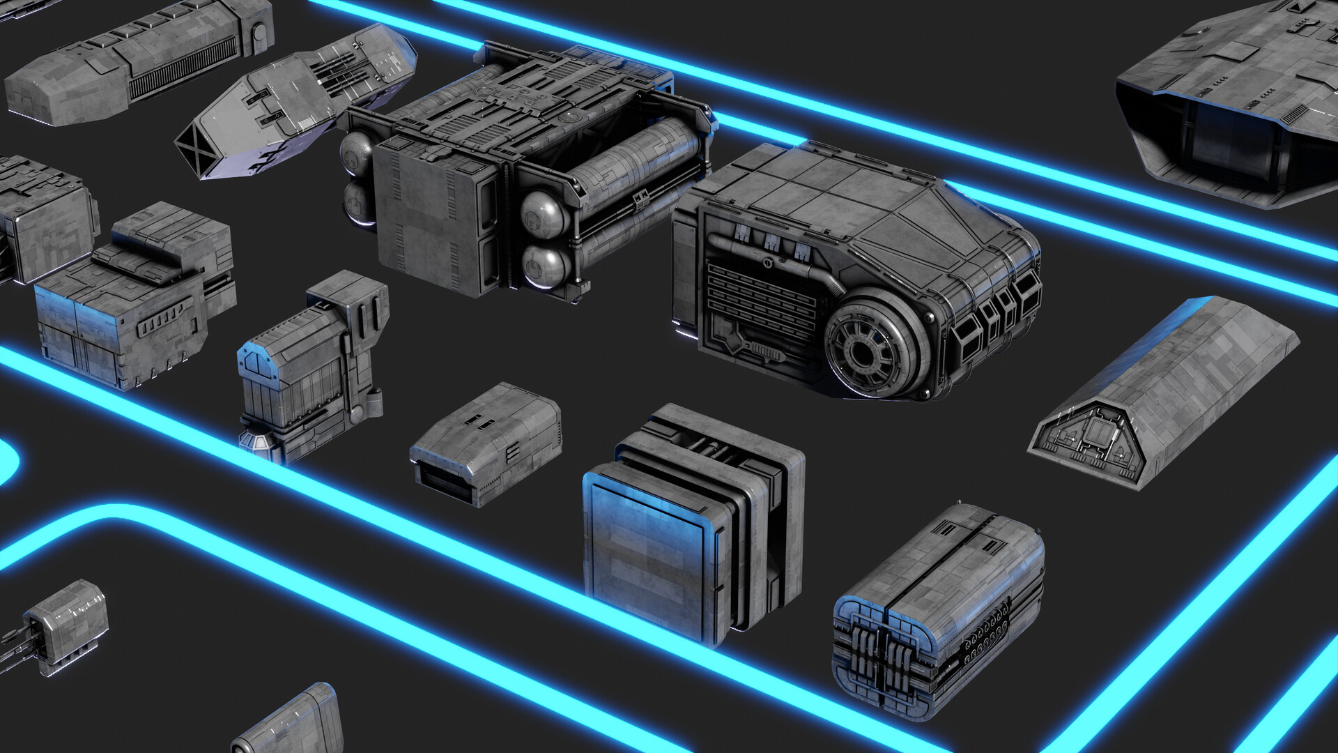 Daniel Grove - Scifi Ship kitbash Volume 3