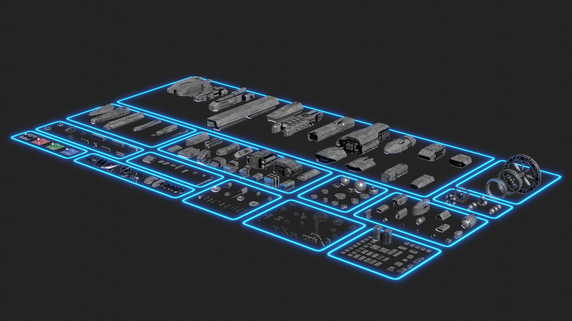 Daniel Grove - Scifi Ship kitbash Volume 3