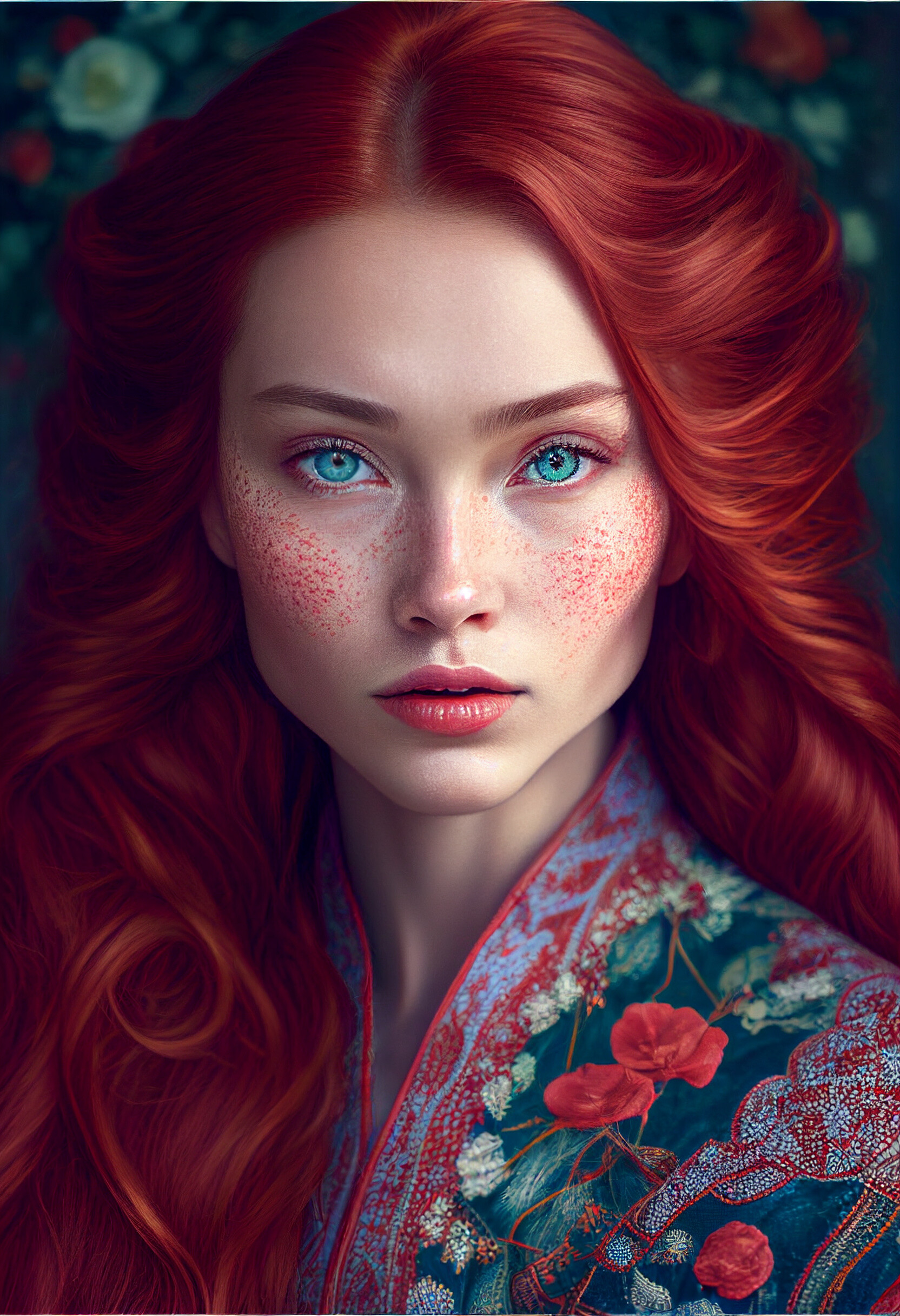 ArtStation - Red hair