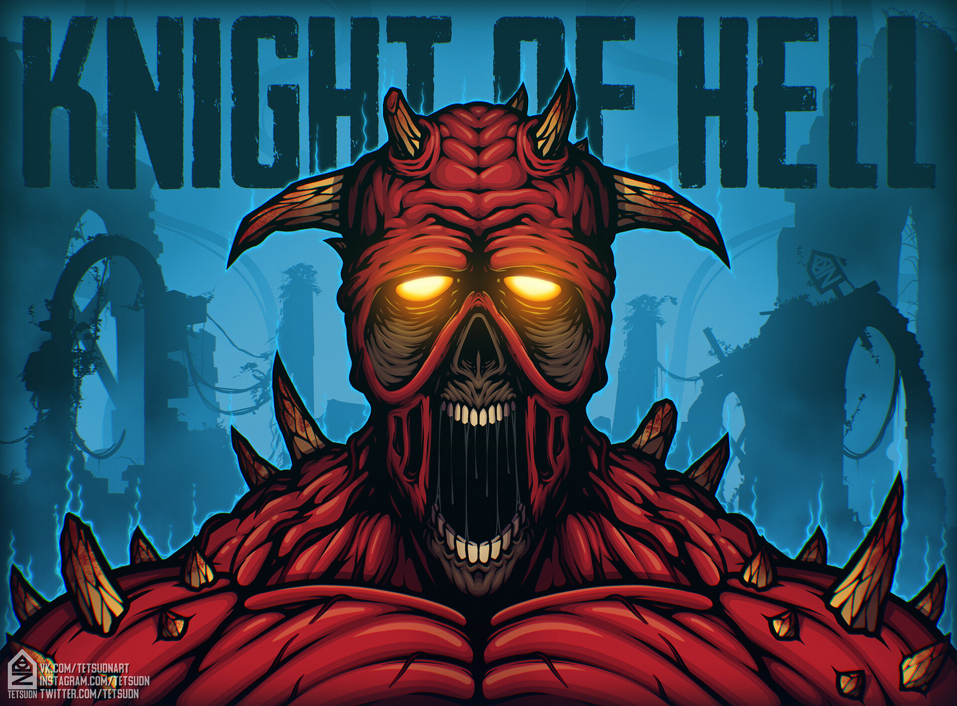 ArtStation - Knight of hell