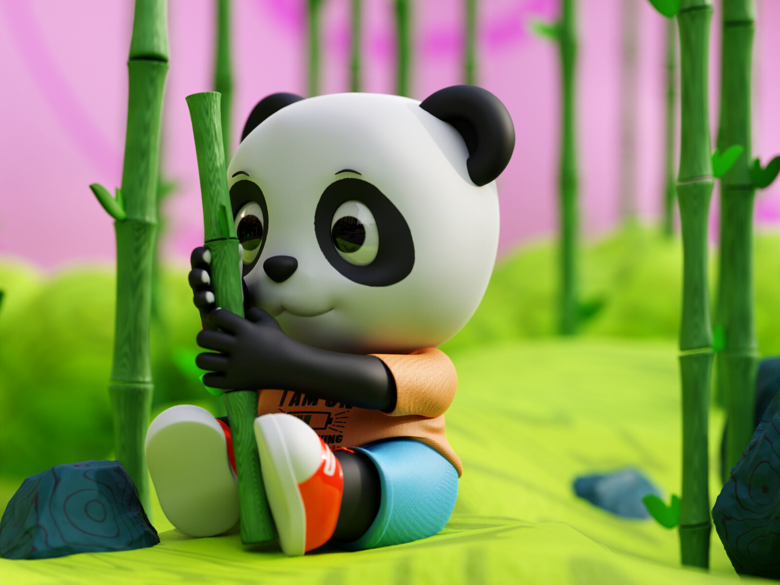 ArtStation - Cute Panda 3D