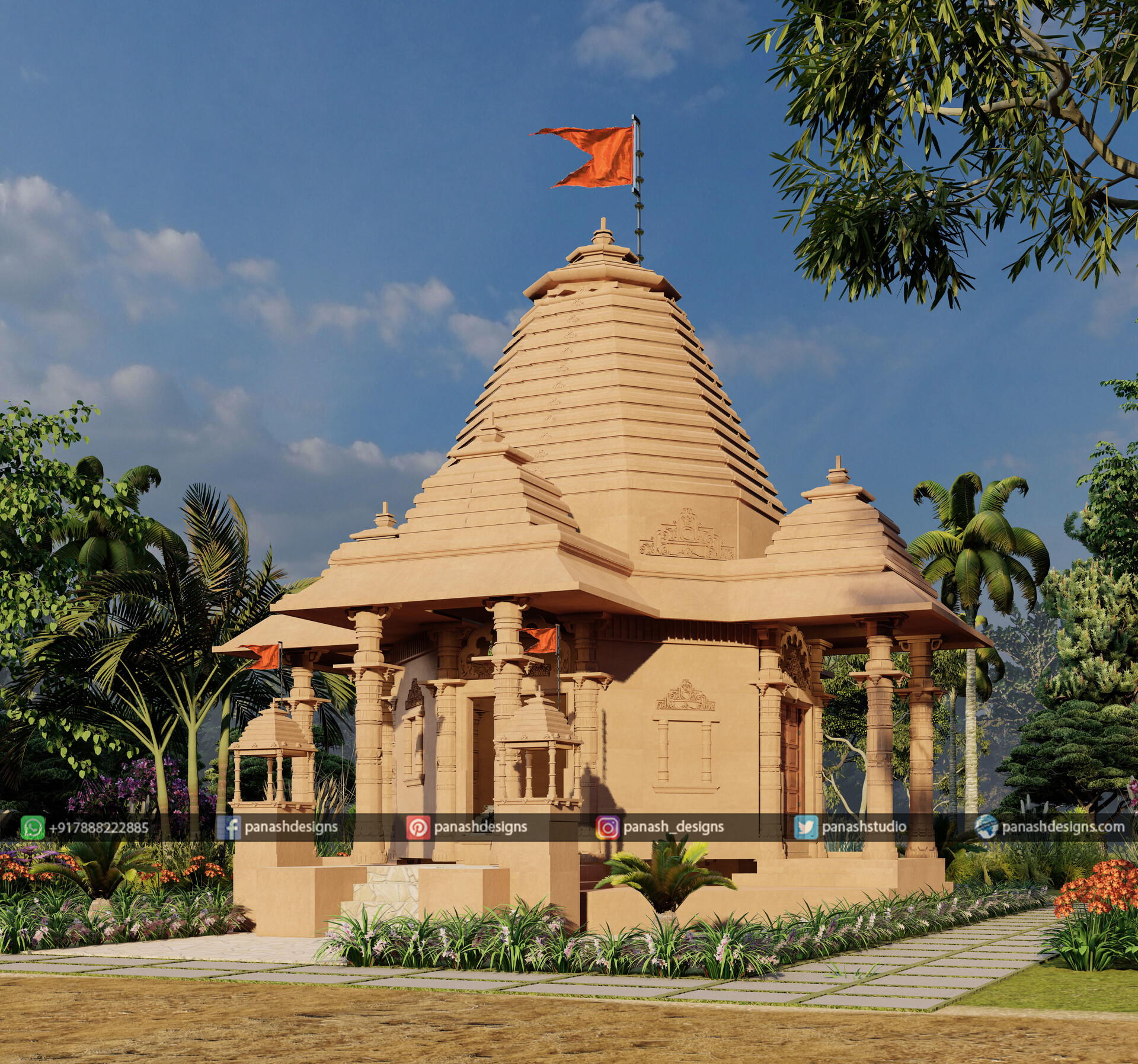 ArtStation - 3D elevation of Temple